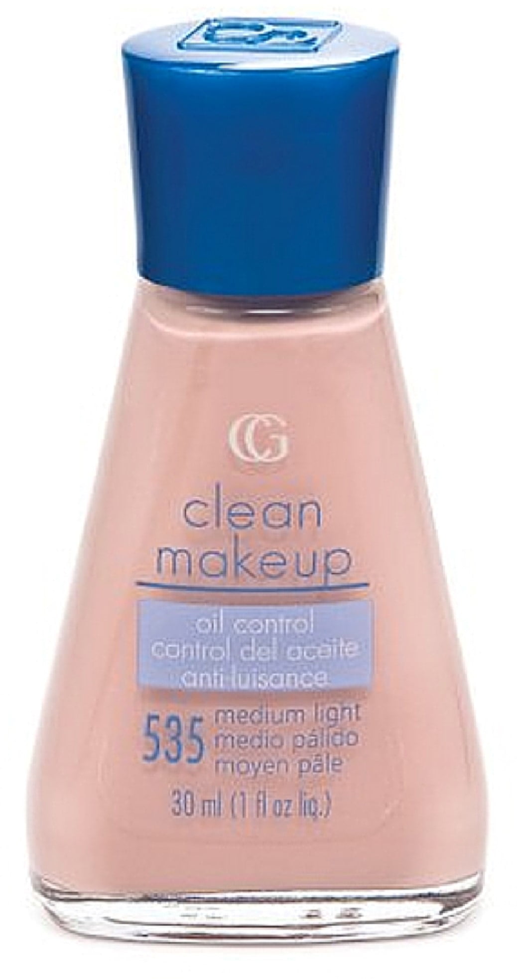 CoverGirl Clean Oil Control Face Skin Foundation, Medium Light [535] 1 ...