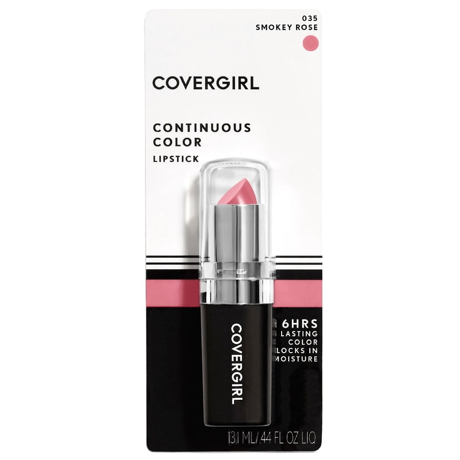 CoverGirl Continuous Color Lipstick Smokey Rose 35 - Walmart.com
