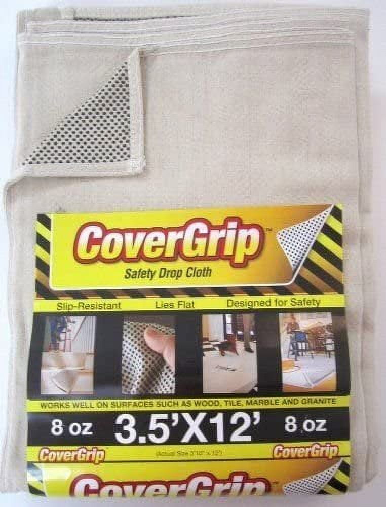 CoverGrip 351208 Safety Drop Cloth, 3.5-Feet by 12-Feet, New, supplier ...