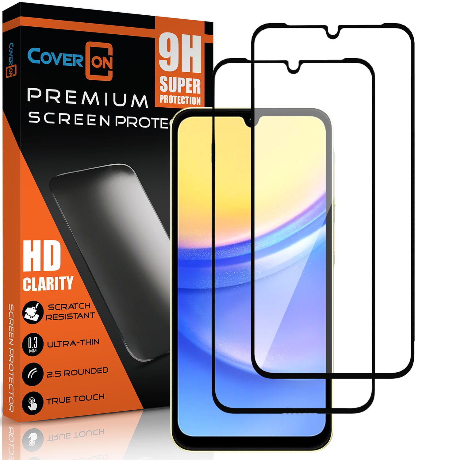 CoverON 2pcs Pack For Samsung Galaxy A16 5G Screen Protector Ceramic HD ...
