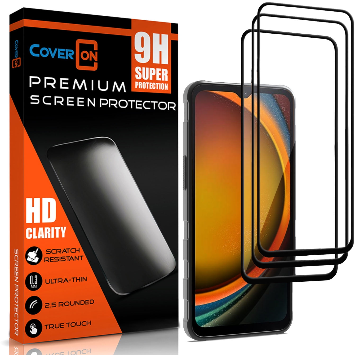 CoverON 3pcs Pack For Samsung Galaxy XCover7 / Galaxy XCover 7 Screen ...