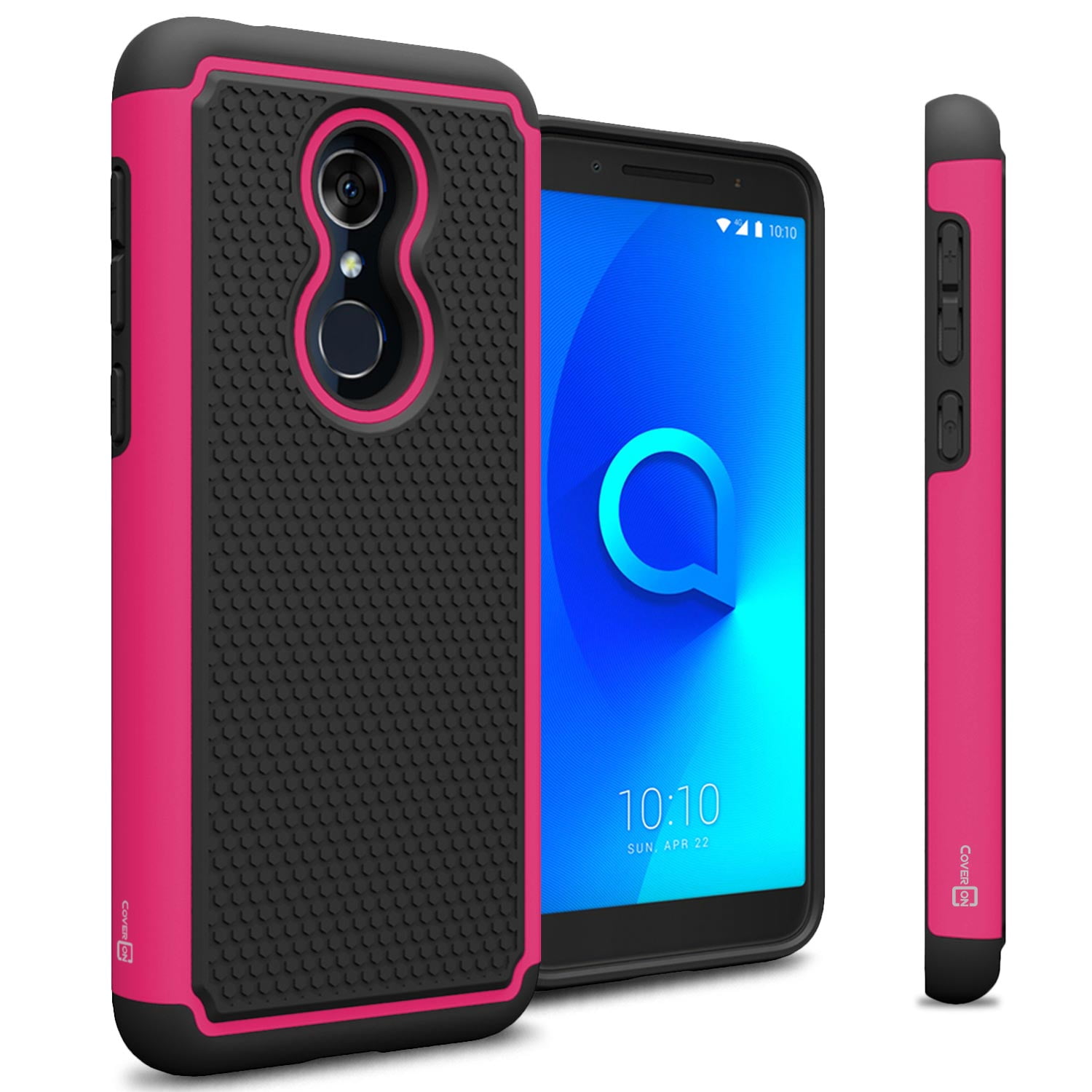 CoverON Alcatel REVVL 2 / T-Mobile REVVL 2 Case, HexaGuard Series Hard ...