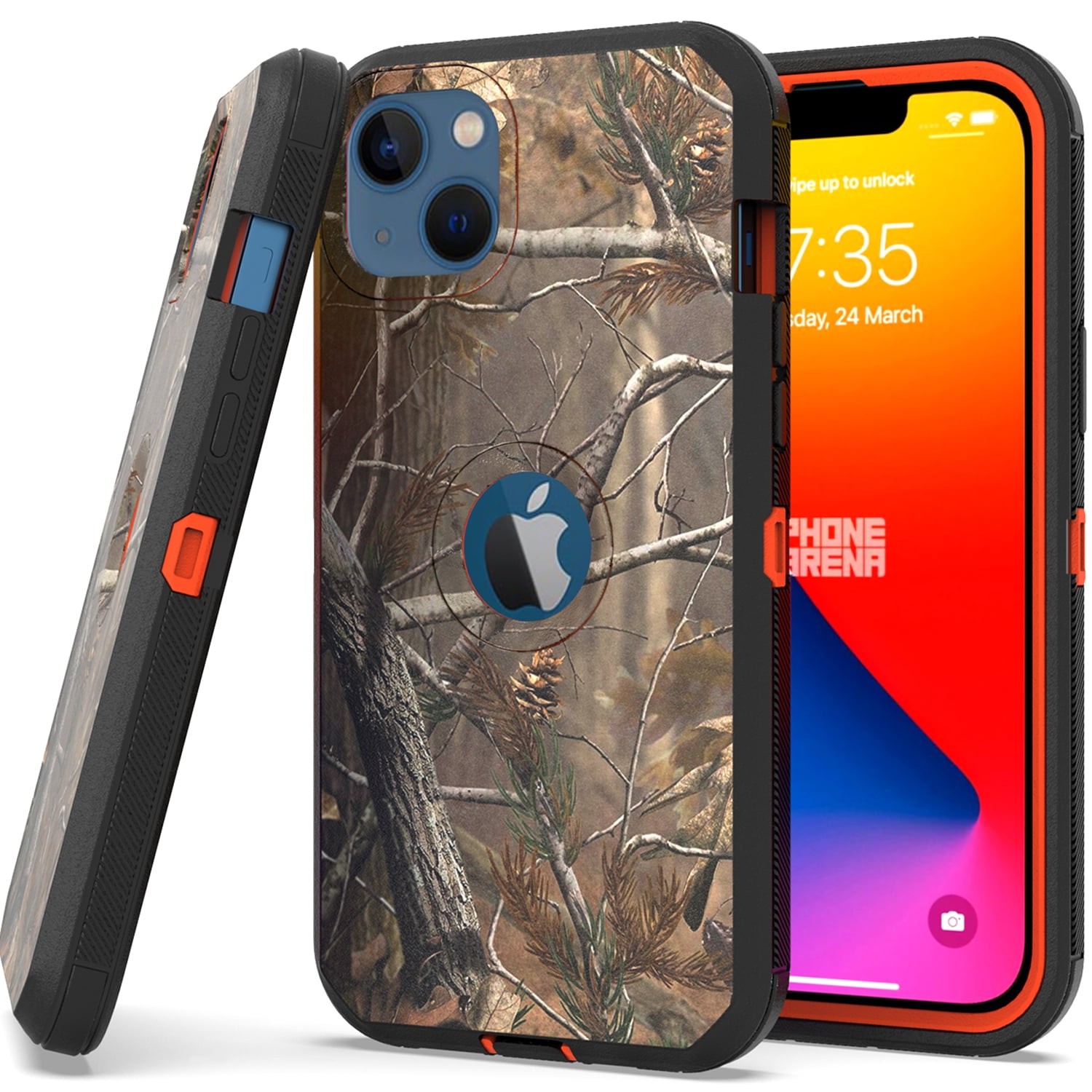 CoverON For Apple iPhone 14 Case, Military Grade Heavy Duty Full Body ...