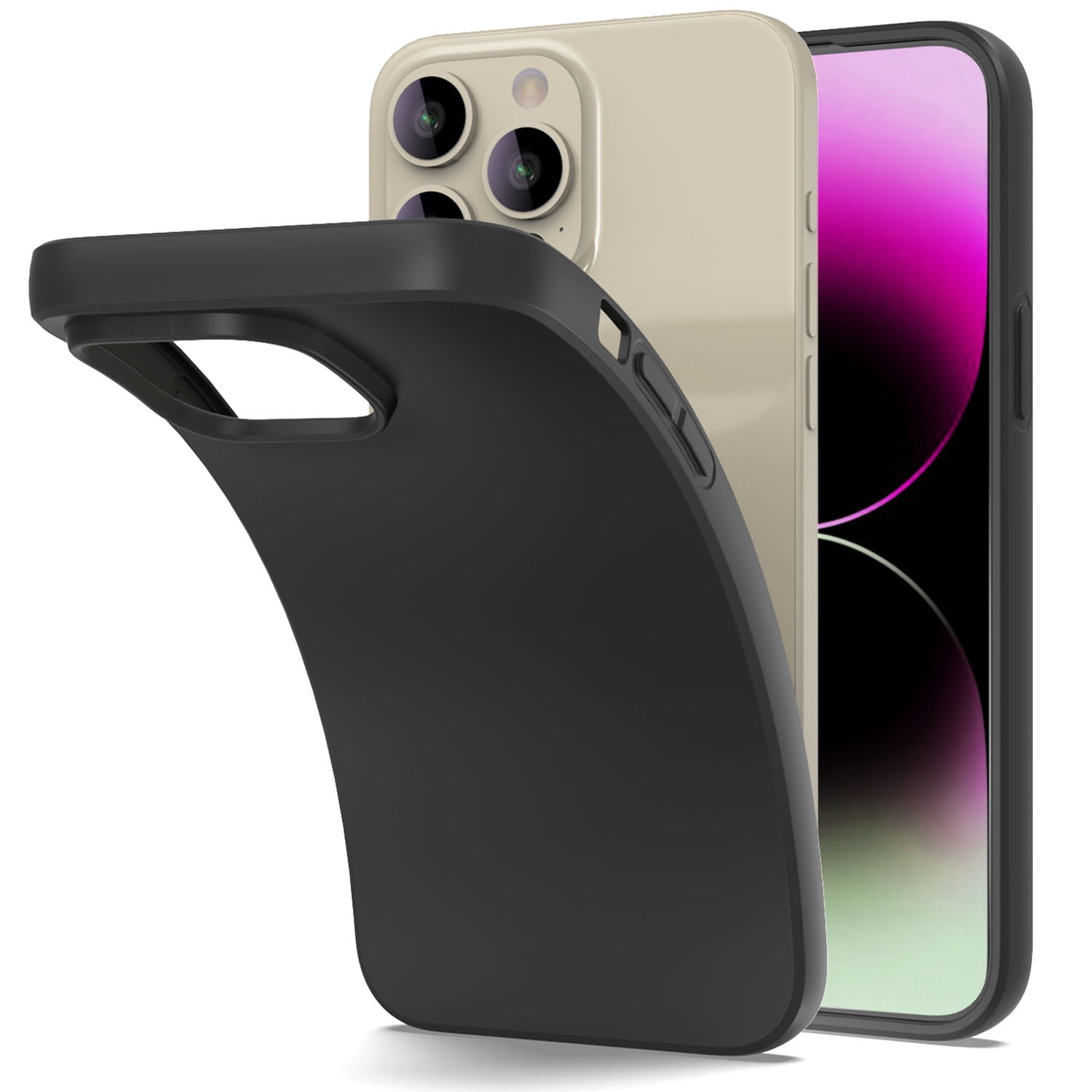 CoverON For Apple iPhone 15 Pro Max Case, Flexible Slim Lightweight TPU ...