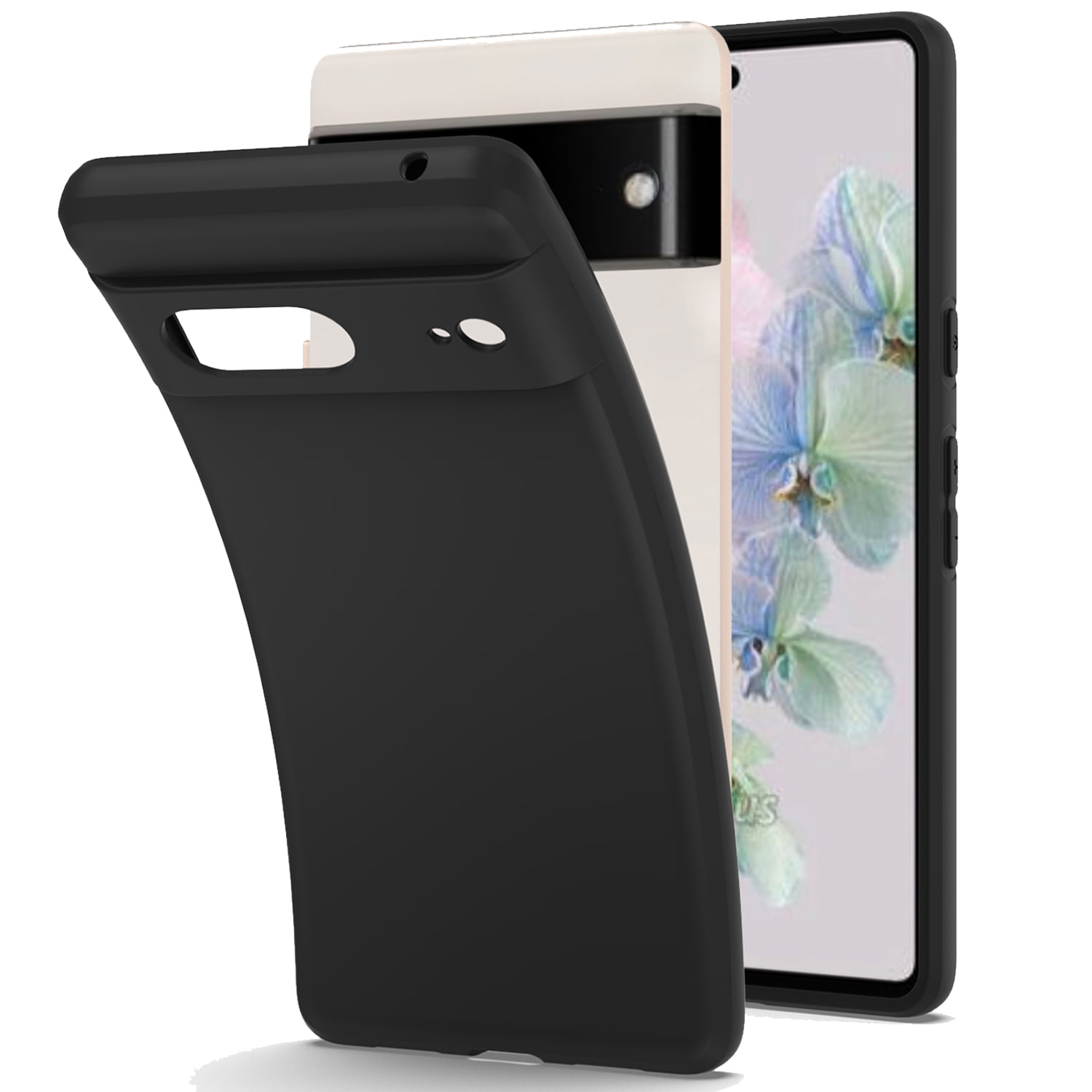 CoverON Google Pixel 7 Slim Case, Flexible TPU Minimal Phone Cover ...