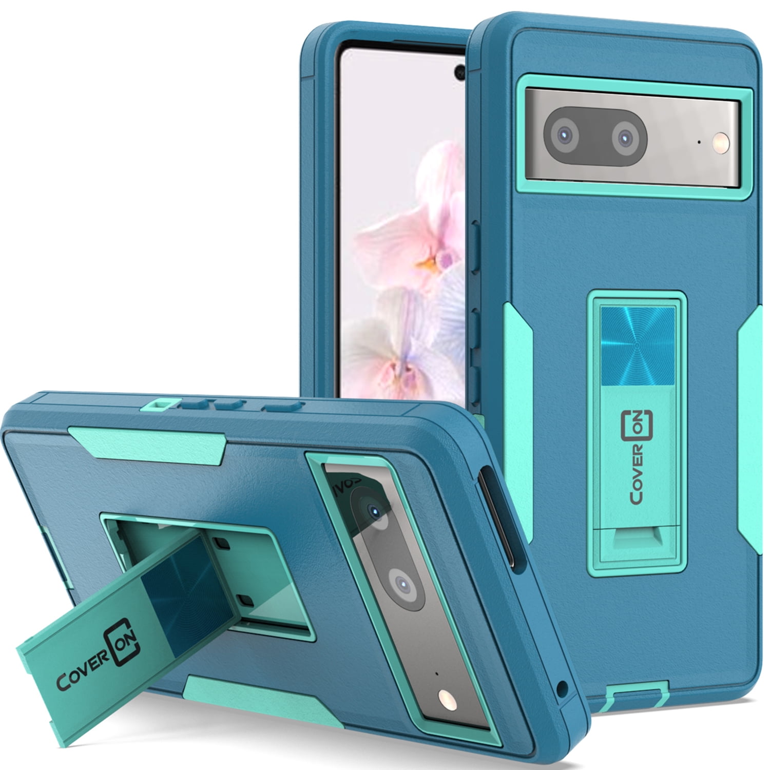 CoverON Military Grade Heavy Duty Full Body Case with Kickstand for ...