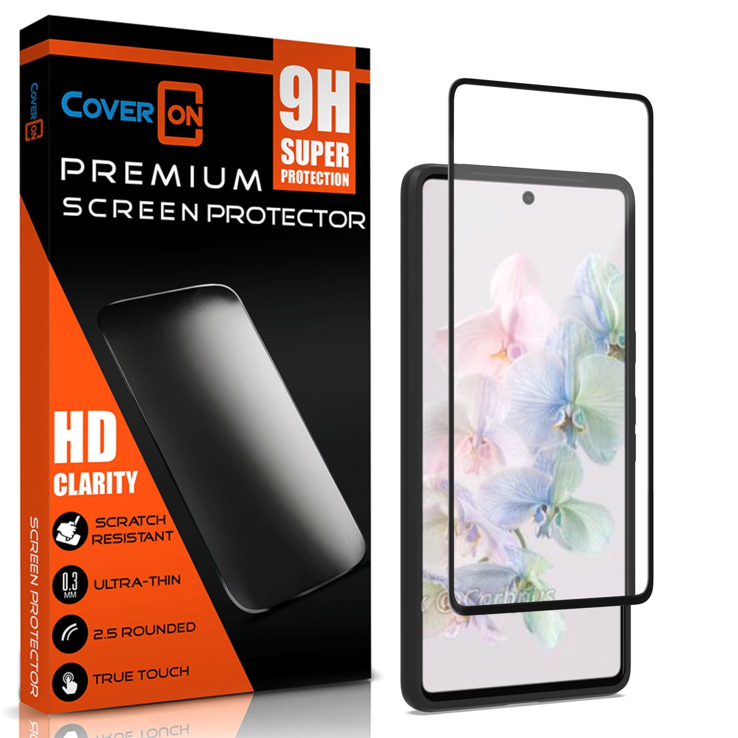 CoverON For Google Pixel 7 Screen Protector Tempered Glass - 98% full ...