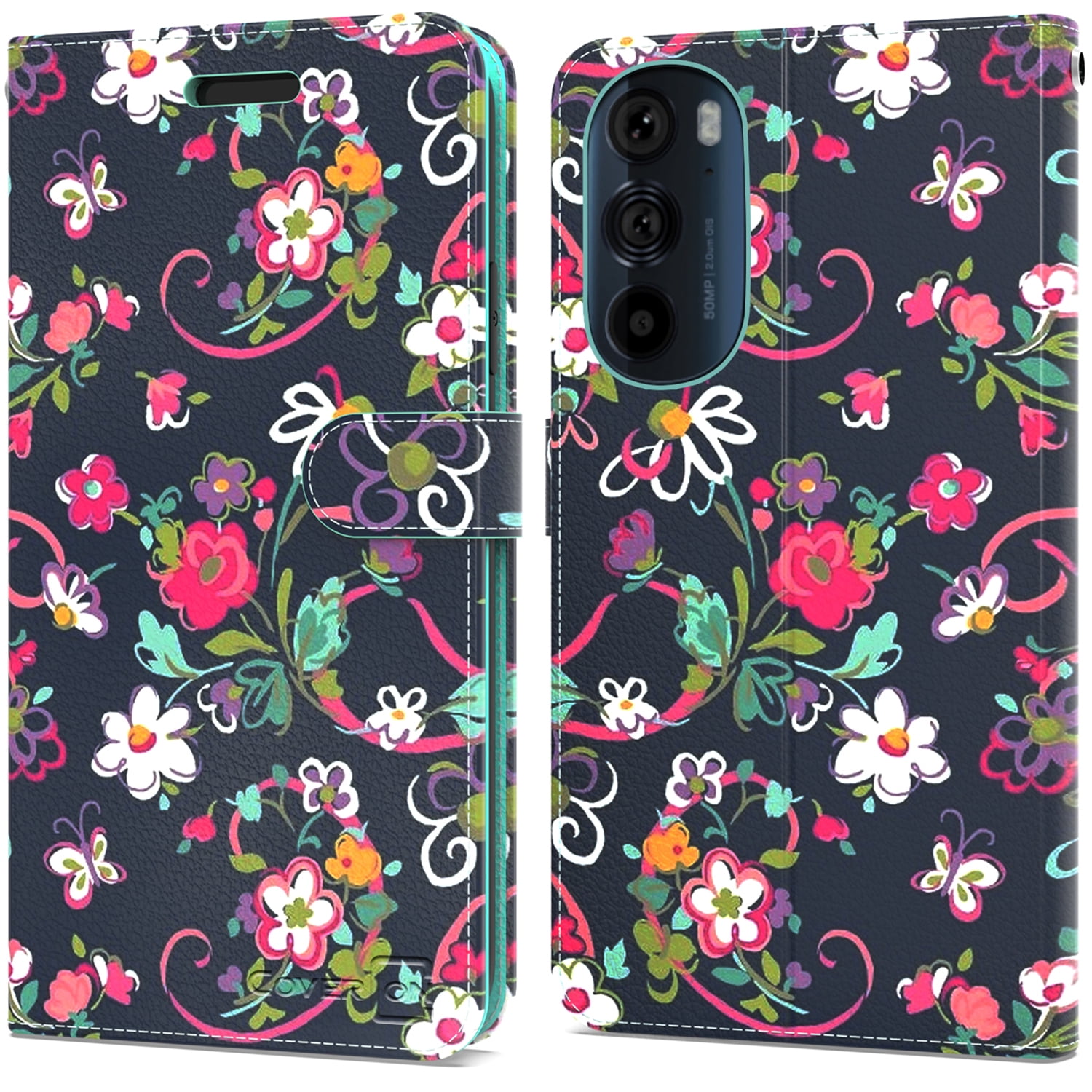 CoverON RFID Wallet Case for Motorola Edge 2022 / Moto Edge 5G UW ...