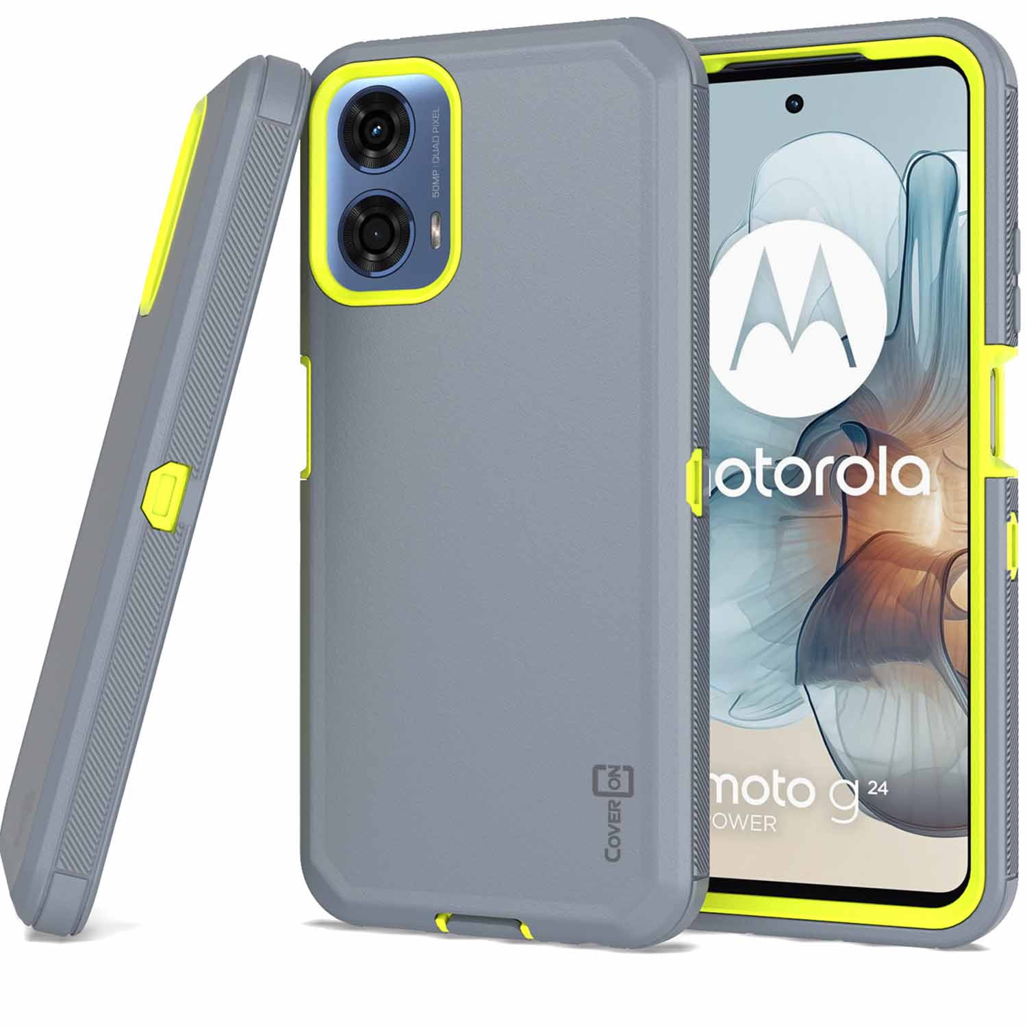 CoverON Military Grade Heavy Duty Full Body Rugged Cell Phone Case for ...