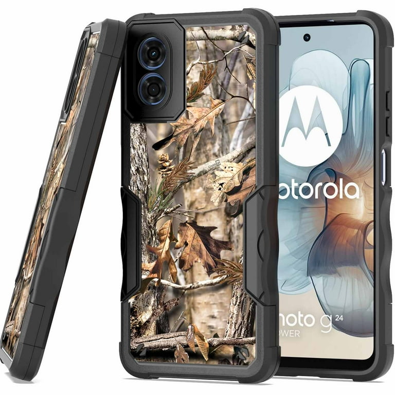 CoverON For Motorola Moto G Power 5G 2024 Phone Case Military Grade Heavy Duty Rugged Cover Grip Camouflage
