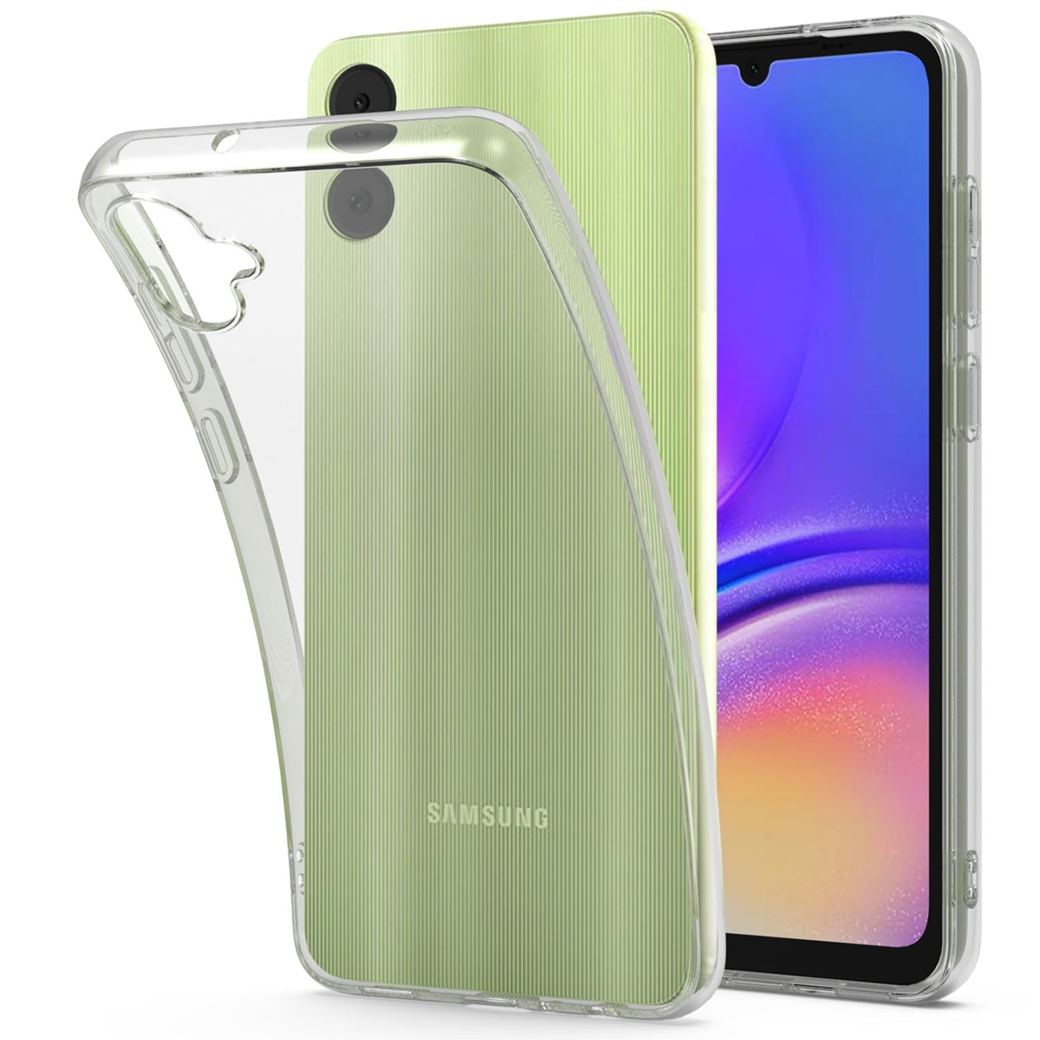 CoverON For Samsung Galaxy A05 Phone Case, Flexible Slim Lightweight TPU Minimal Cover, Clear ...