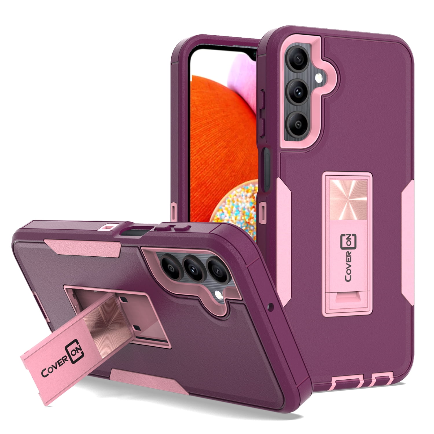 CoverON Military Grade Full Body Case with Kickstand for Samsung Galaxy ...