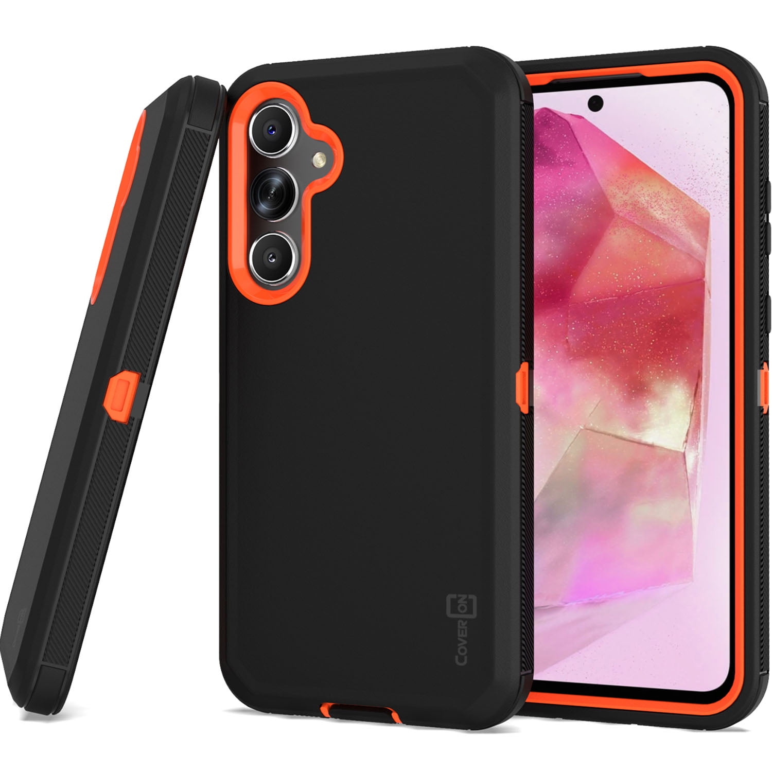 CoverON For Samsung Galaxy A35 5G Case, Military Grade Heavy Duty Full Body Rugged Phone Cover ...