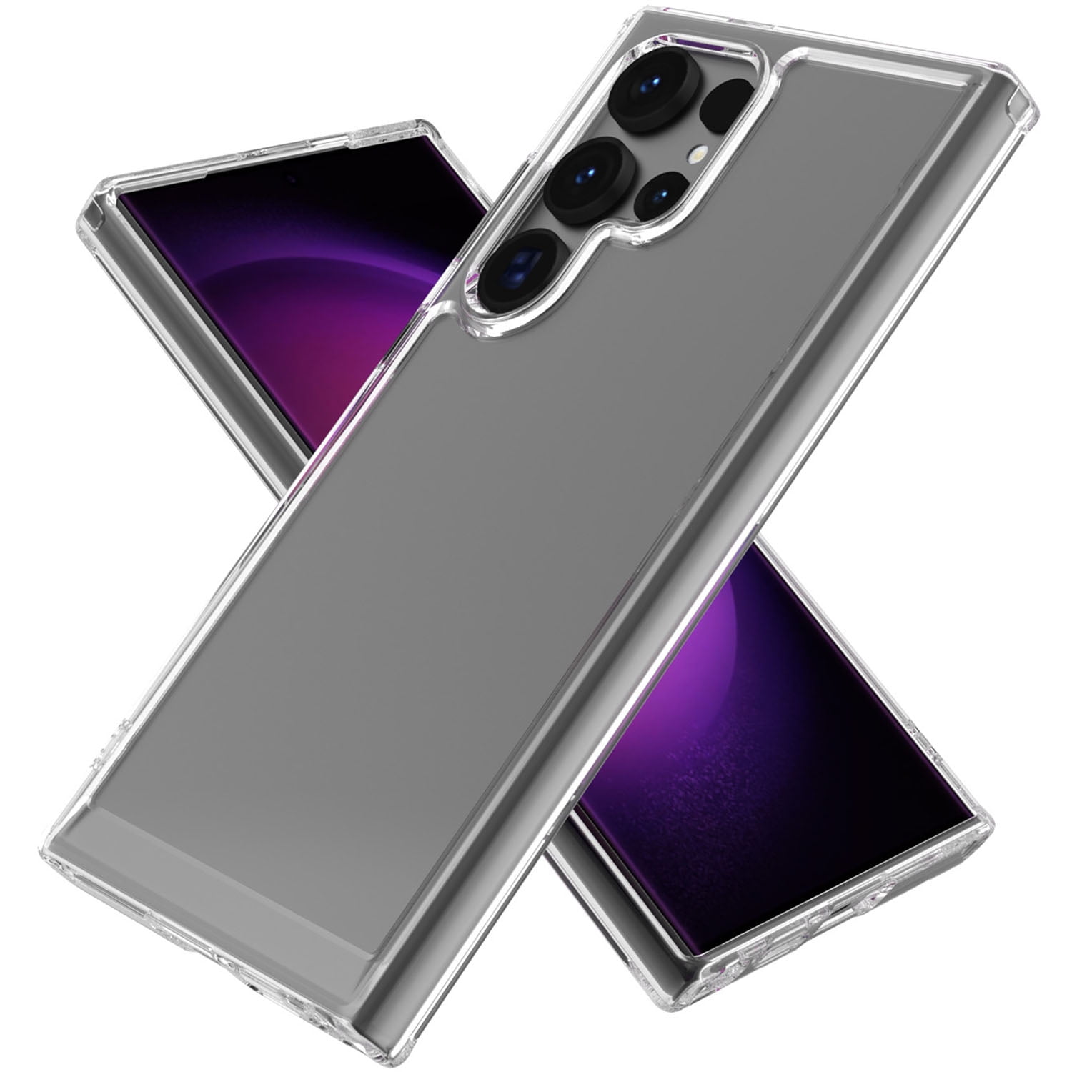 CoverON For Samsung Galaxy S24 Ultra Case, Hybrid Slim fit Hard Back ...