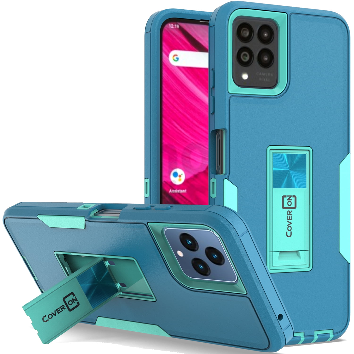 CoverON For T-Mobile Revvl 6 Pro 5G Phone Case, Military Grade Heavy ...