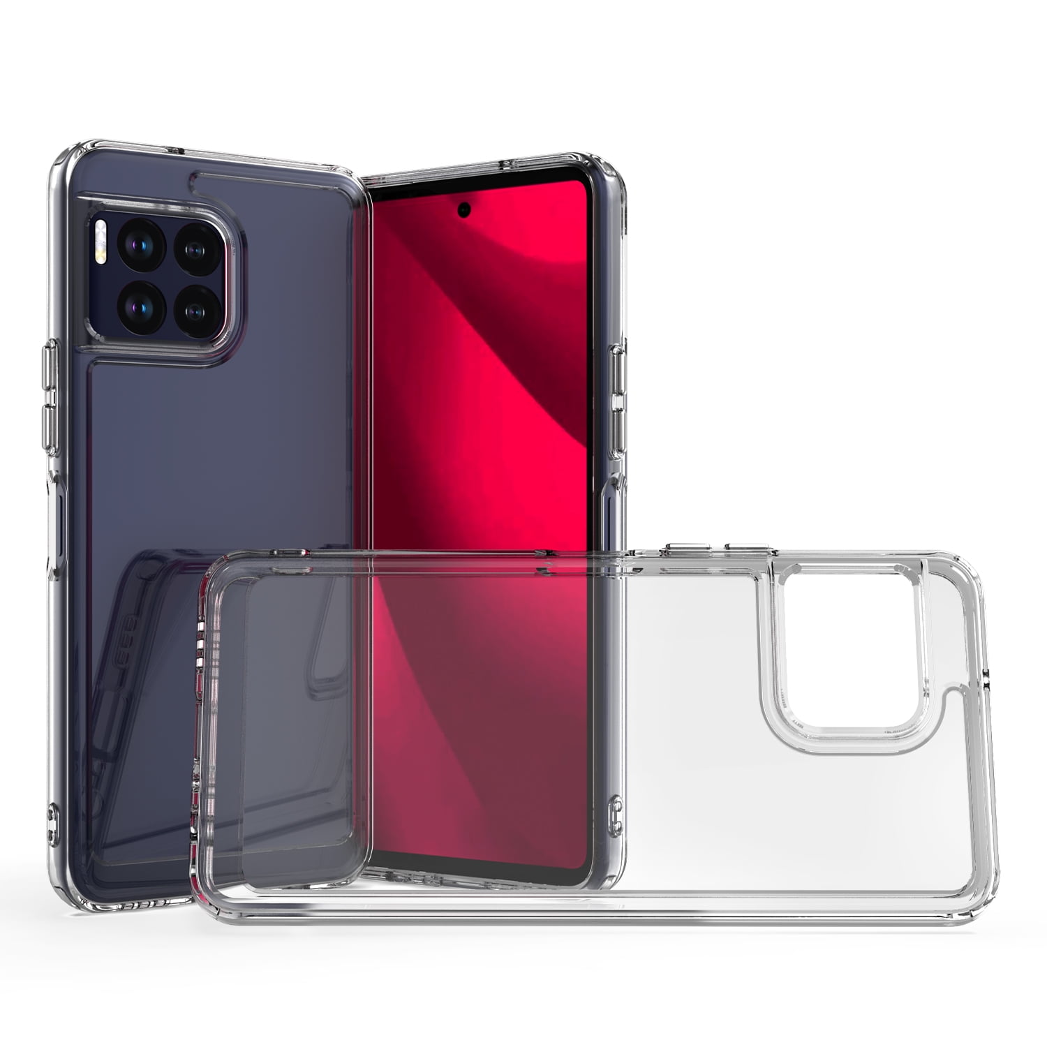 CoverON For Tmobile T-Mobile Revvl 7 Pro 5G Case, Hybrid Slim fit Hard ...