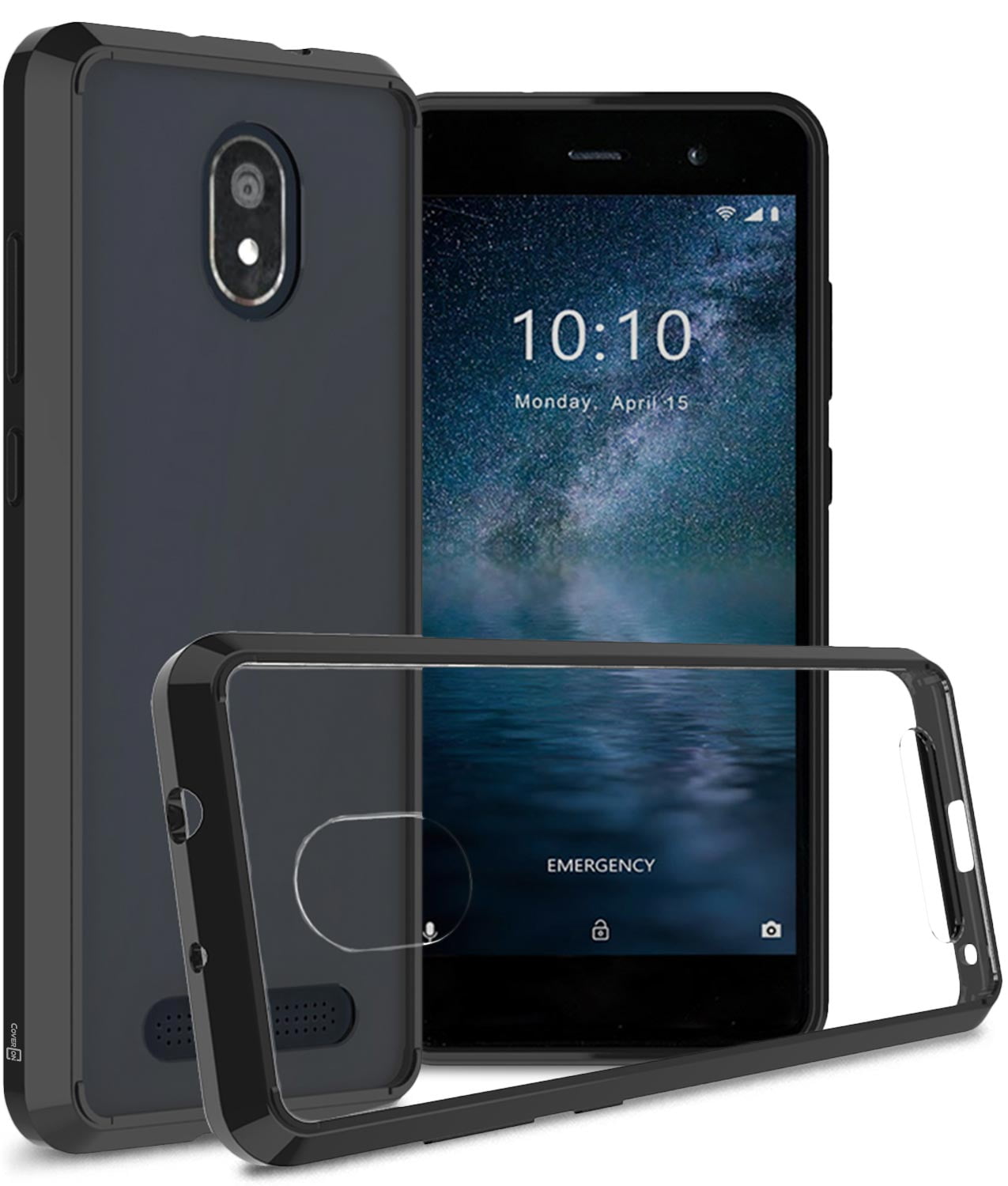 CoverON Foxxd Miro Case, ClearGuard Series Clear Hard Phone Cover ...