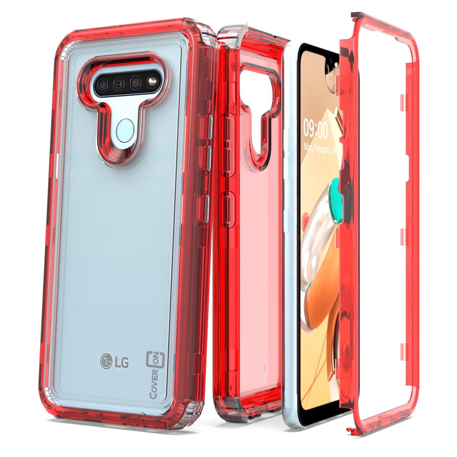 CoverON LG K51 / Reflect Case Heavy Duty Full Body Slim Fit Shockproof ...