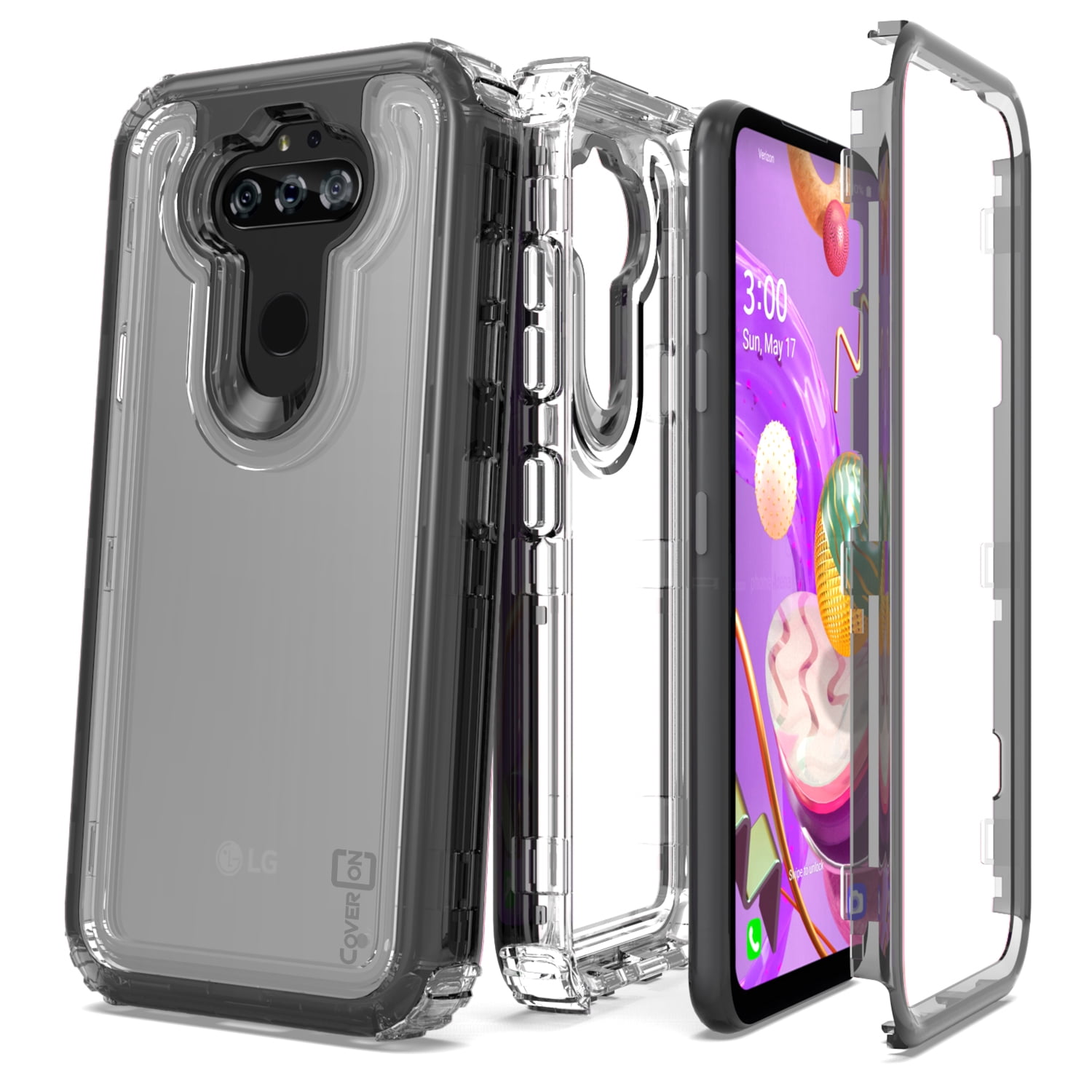CoverON LG Tribute Monarch / Risio 4 / K8x Case Heavy Duty Full Body ...
