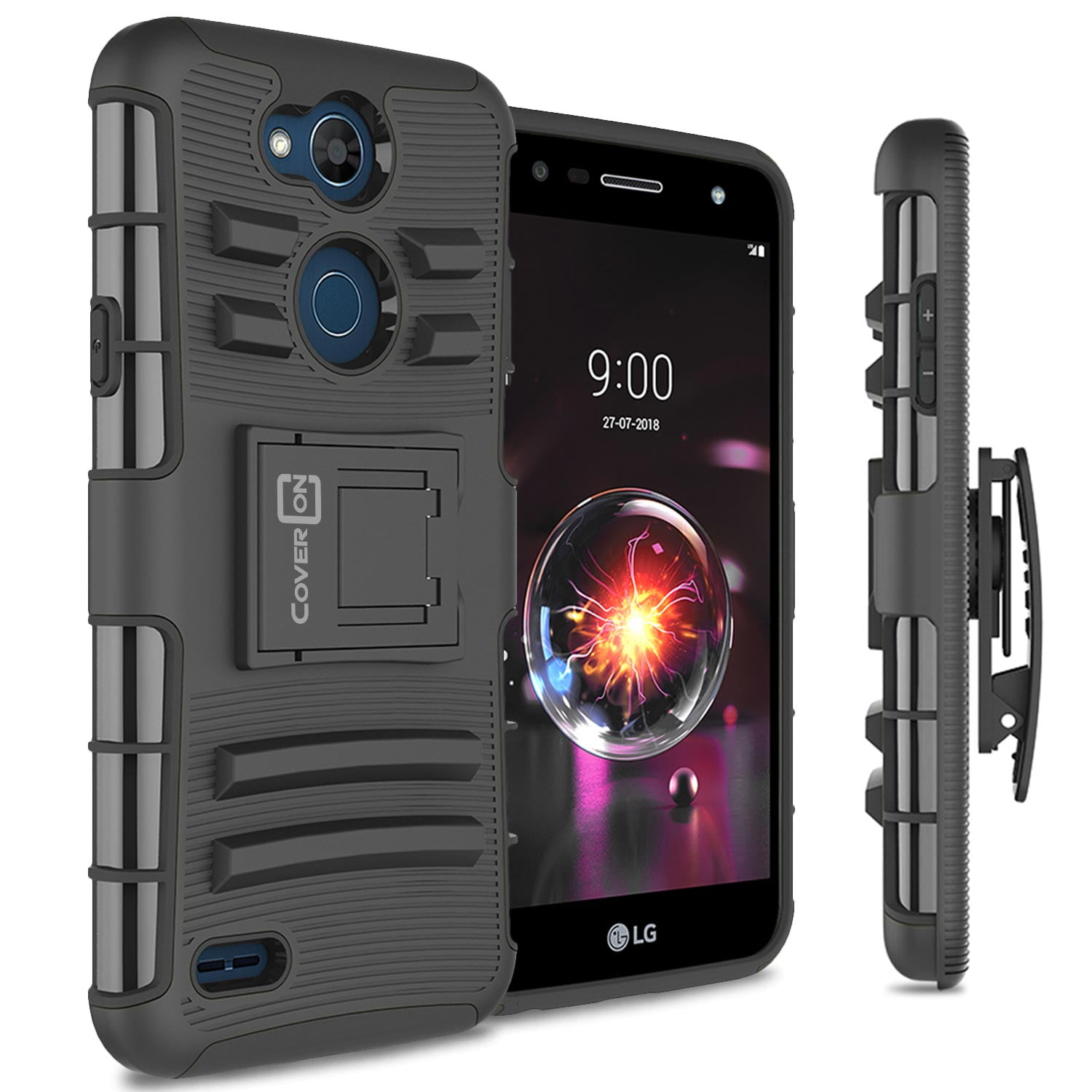 CoverON LG X Power 3 Case, Explorer Series Protective Holster Belt Clip ...