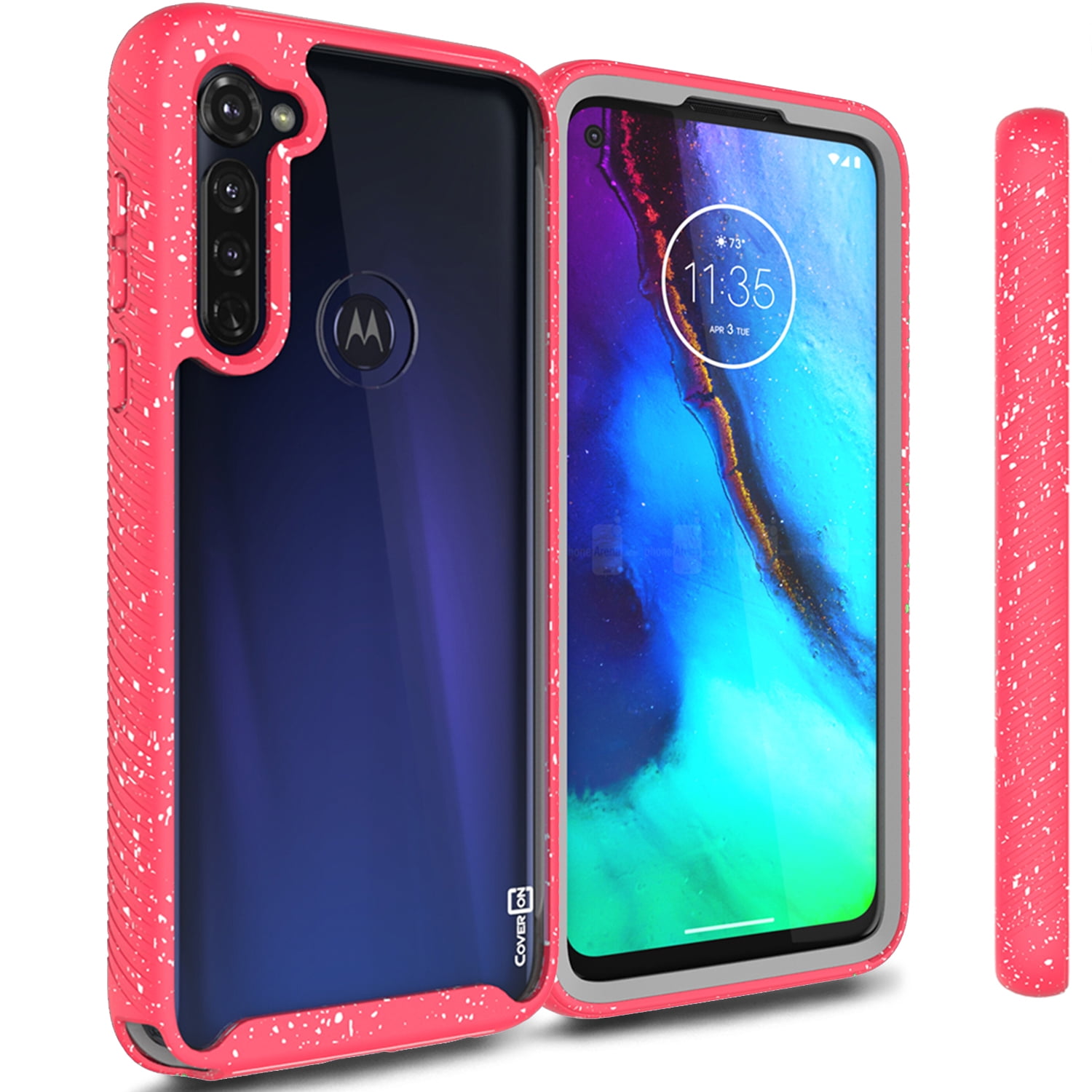 CoverON Motorola Moto G Stylus Case Heavy Duty Full Body Slim Fit ...