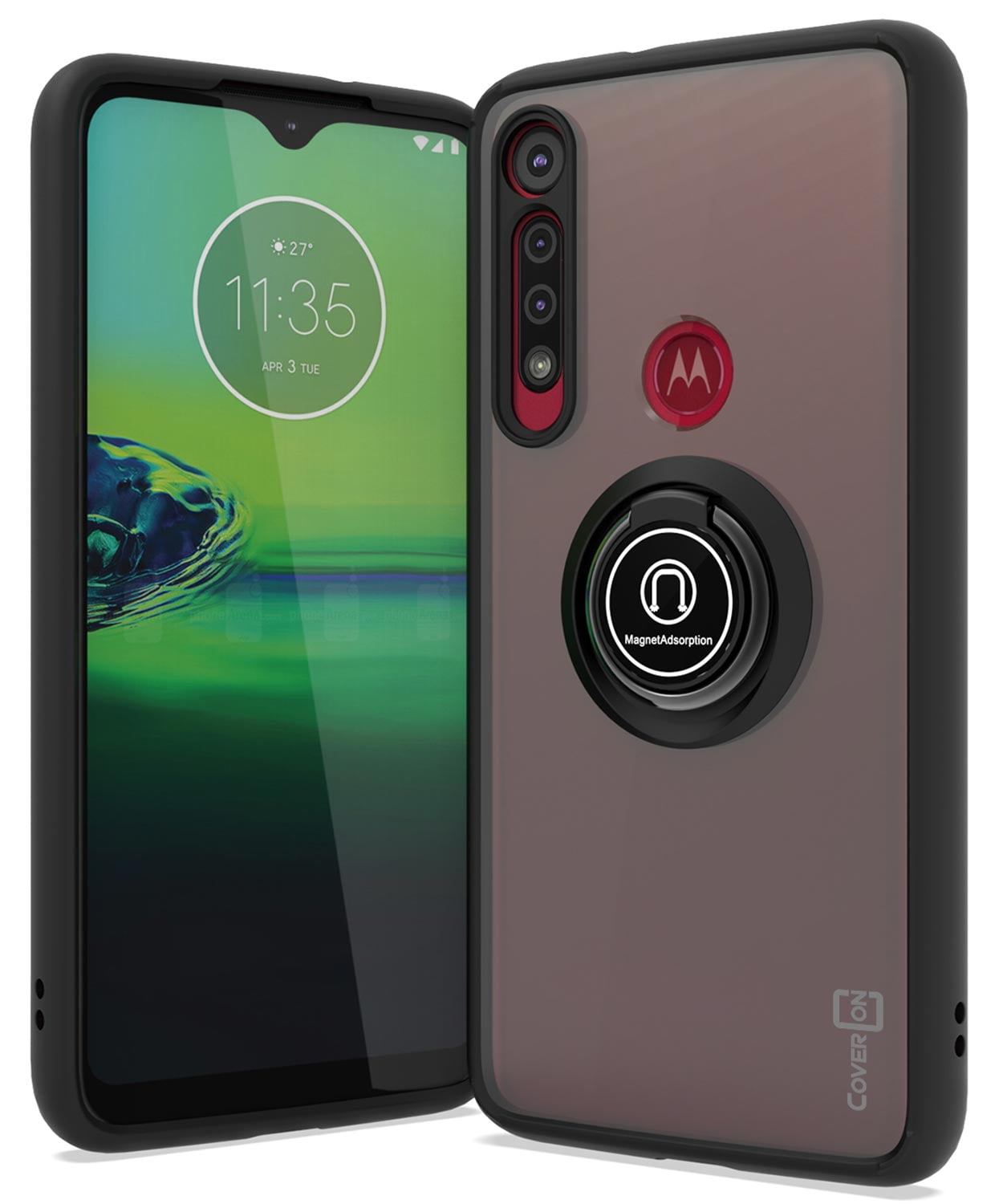 CoverON Motorola Moto G8 Play / One Macro Case with Magnetic Car Mount ...