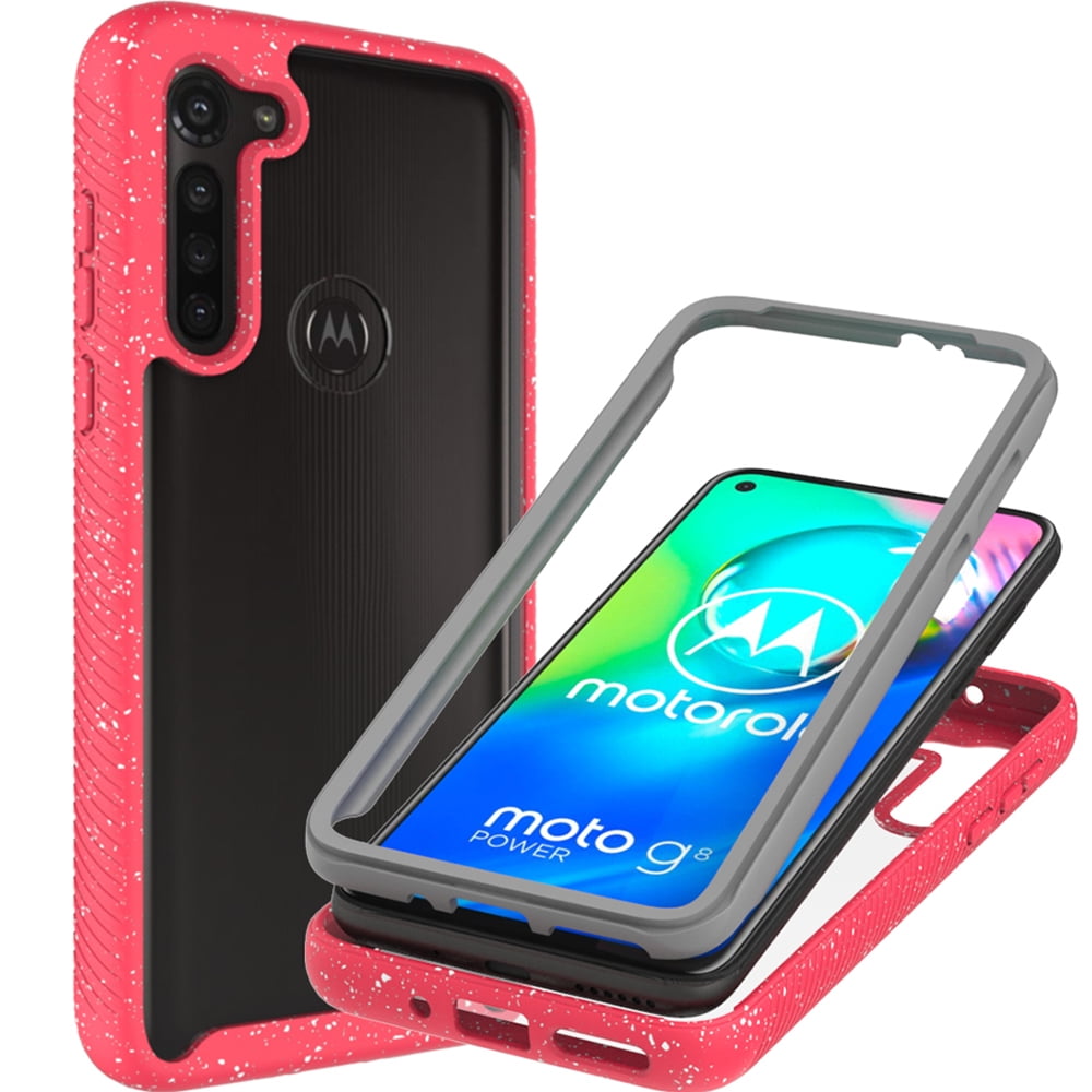 CoverON Motorola Moto G8 Power Case Heavy Duty Full Body Slim Fit ...
