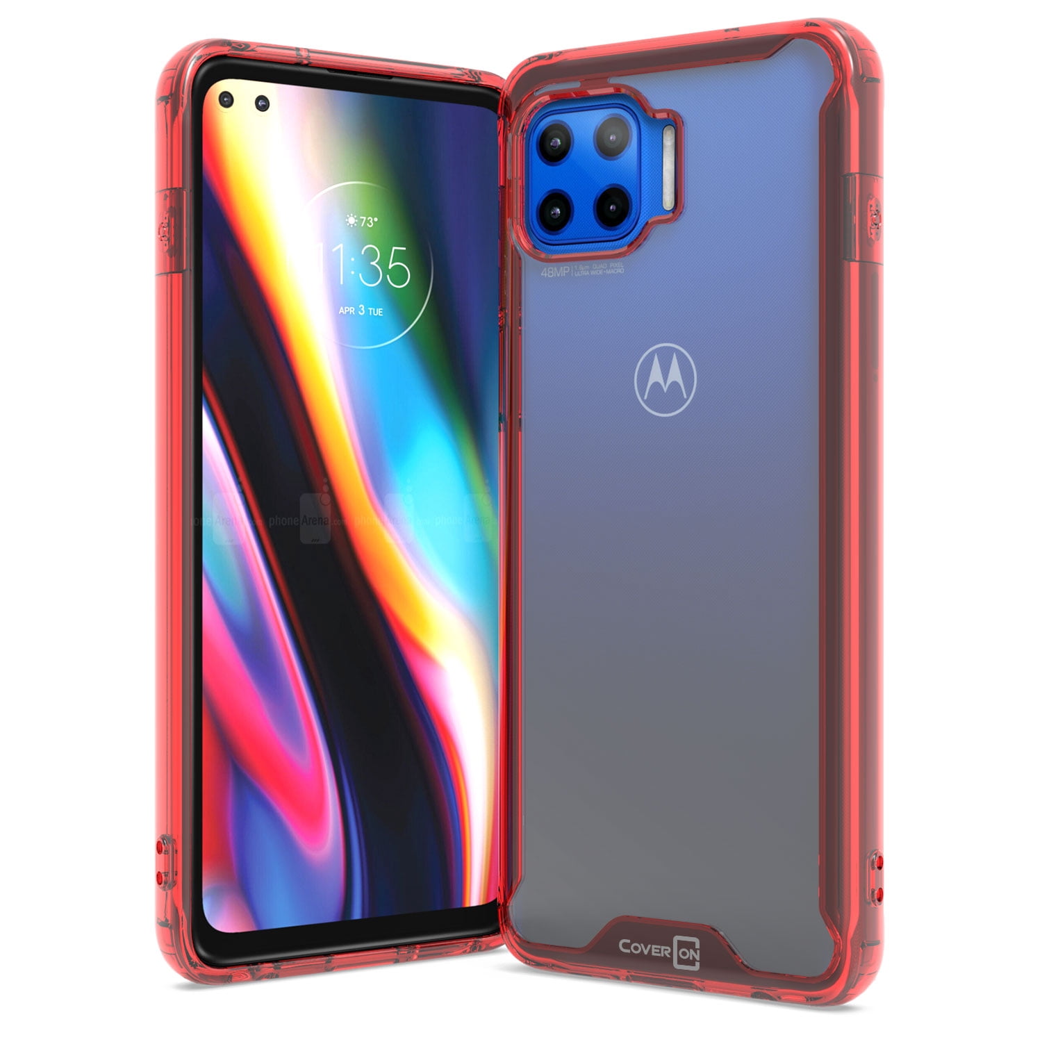 CoverON Motorola Moto One 5G Case / Moto G 5G+ Plus Case, Clear Slim ...