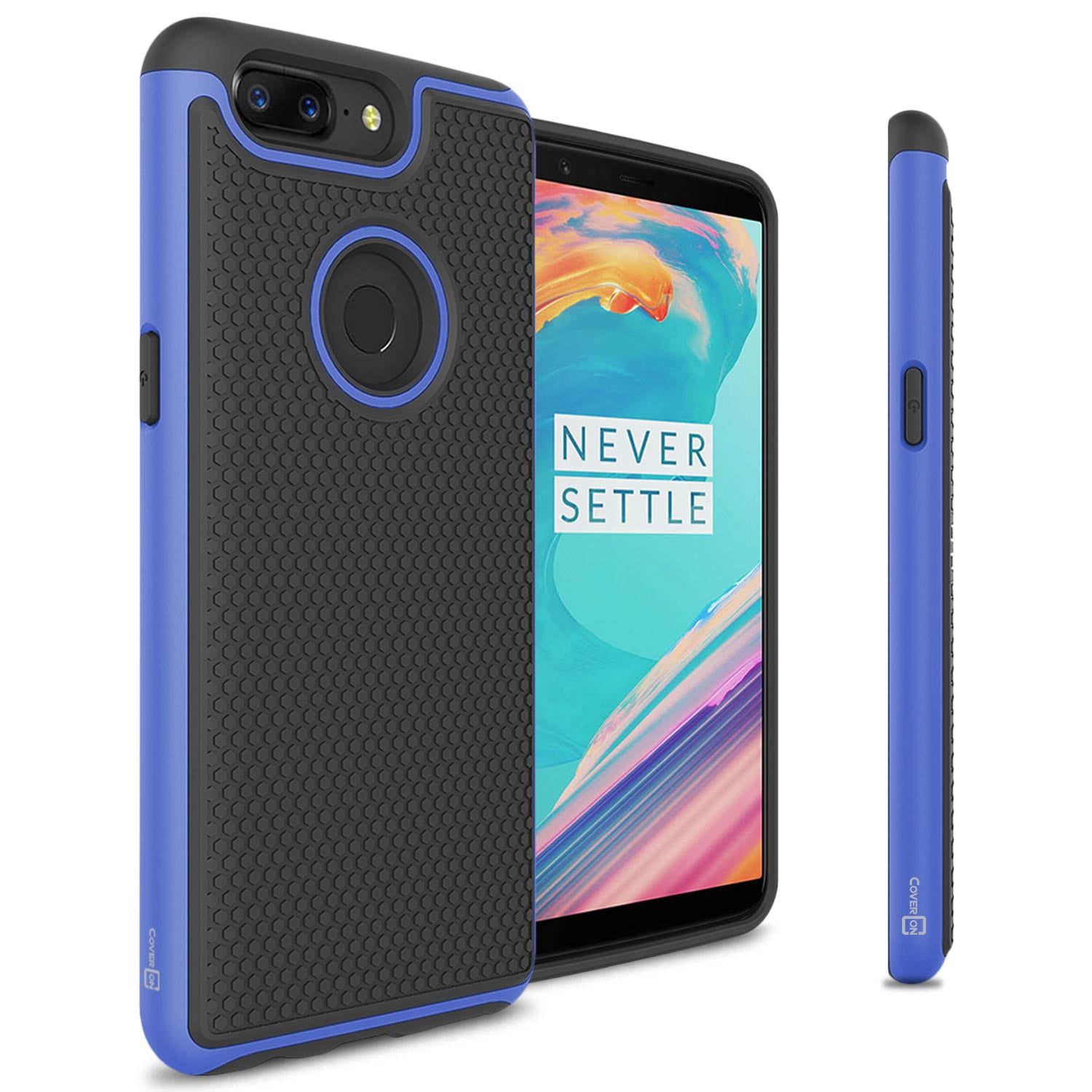 CoverON OnePlus 5T Case, HexaGuard Series Hard Phone Cover - Walmart.com