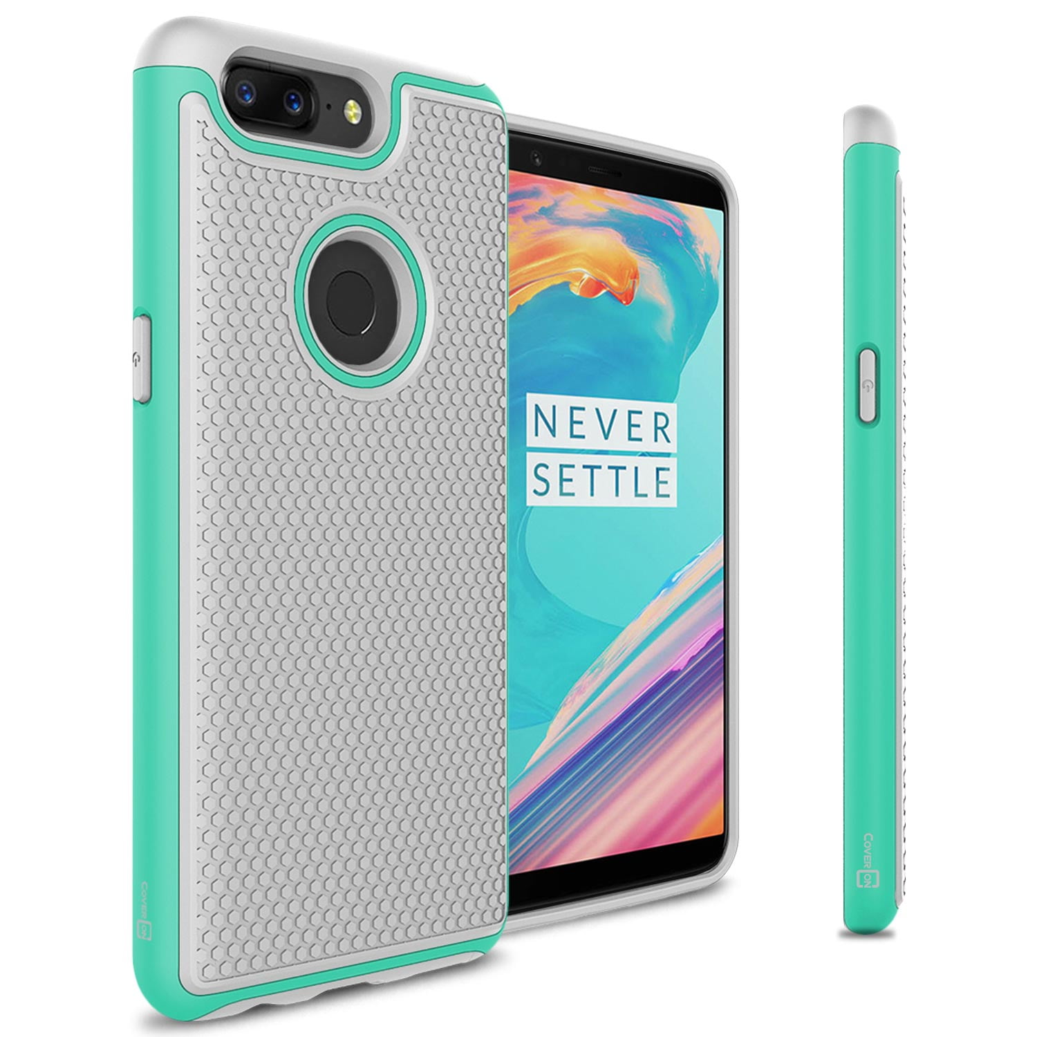 CoverON OnePlus 5T Case, HexaGuard Series Hard Phone Cover - Walmart.com