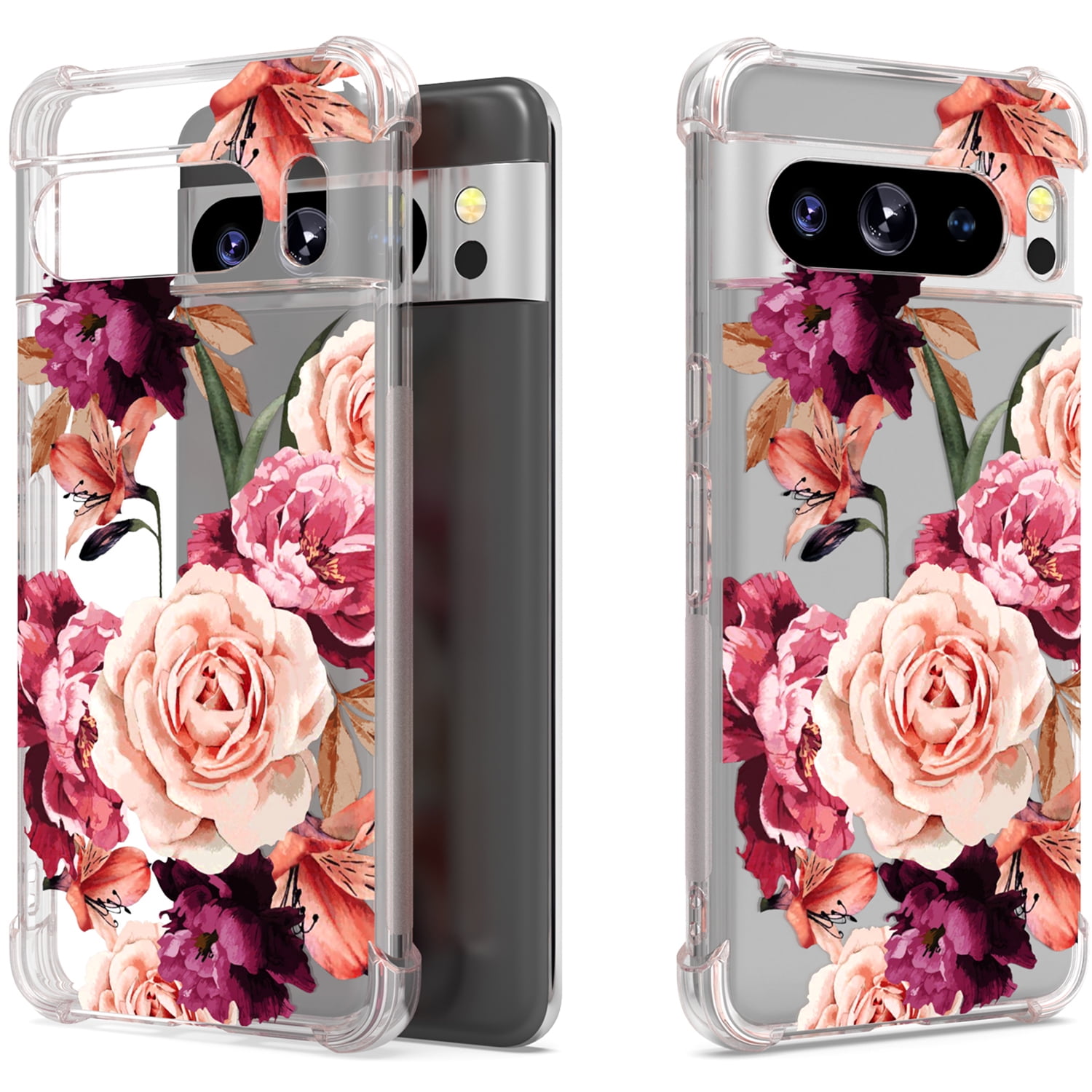 CoverON Phone Design For Google Pixel 8 Pro Case, Clear Flexible Soft ...