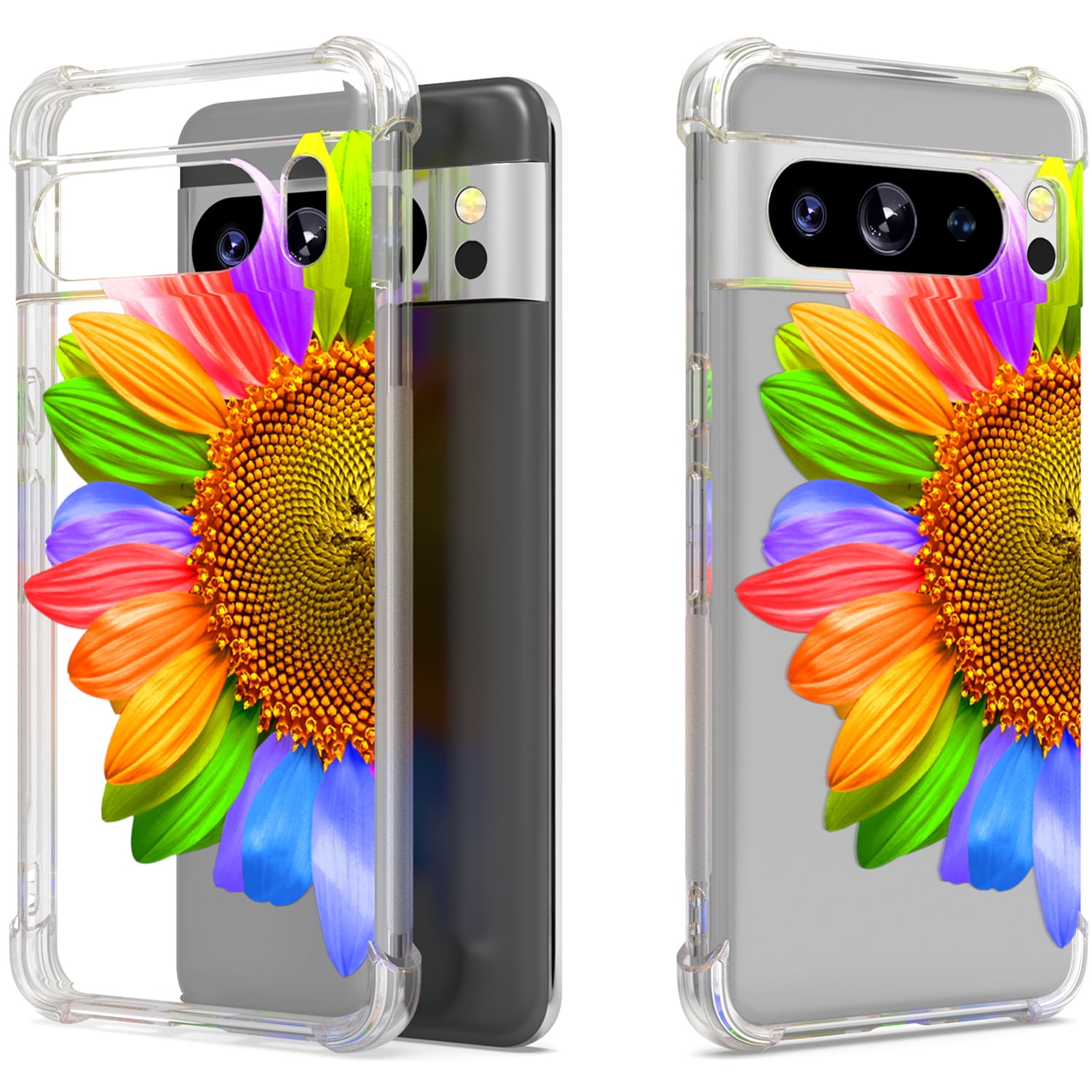 CoverON Phone Design For Google Pixel 8 Pro Case, Clear Flexible Soft ...