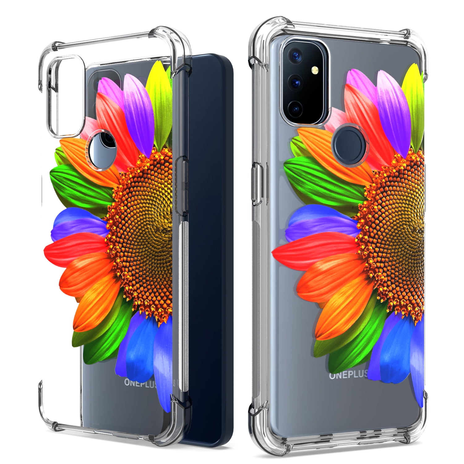 CoverON Phone Design For OnePlus Nord N100 Case, Clear Flexible Soft ...