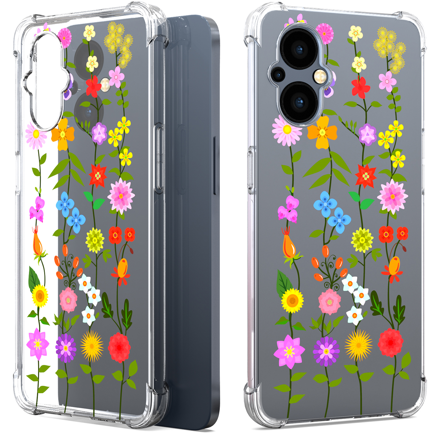 CoverON Phone Design For OnePlus Nord N20 5G Case, Clear Flexible Soft ...