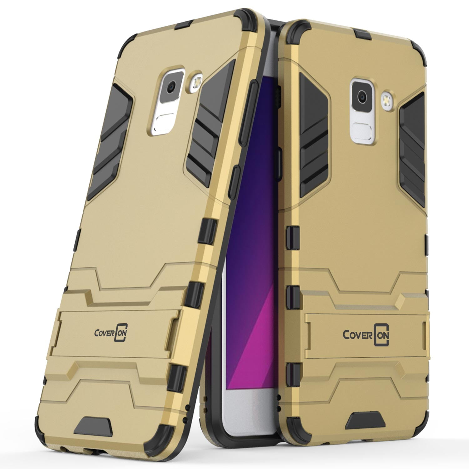 CoverON Samsung Galaxy A8 Plus 2018 Case, Shadow Armor Series Hybrid ...