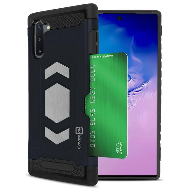 CoverON Samsung Galaxy Note 10 Phone Case with Card Holder Slot and ...