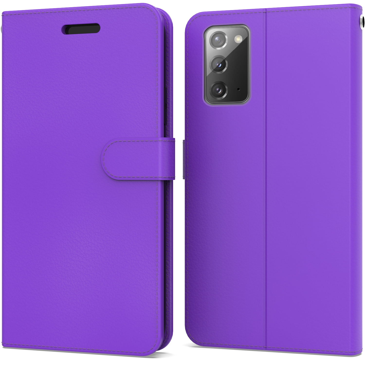 CoverON Samsung Galaxy Note 20 Wallet Case, RFID Blocking Vegan Leather ...