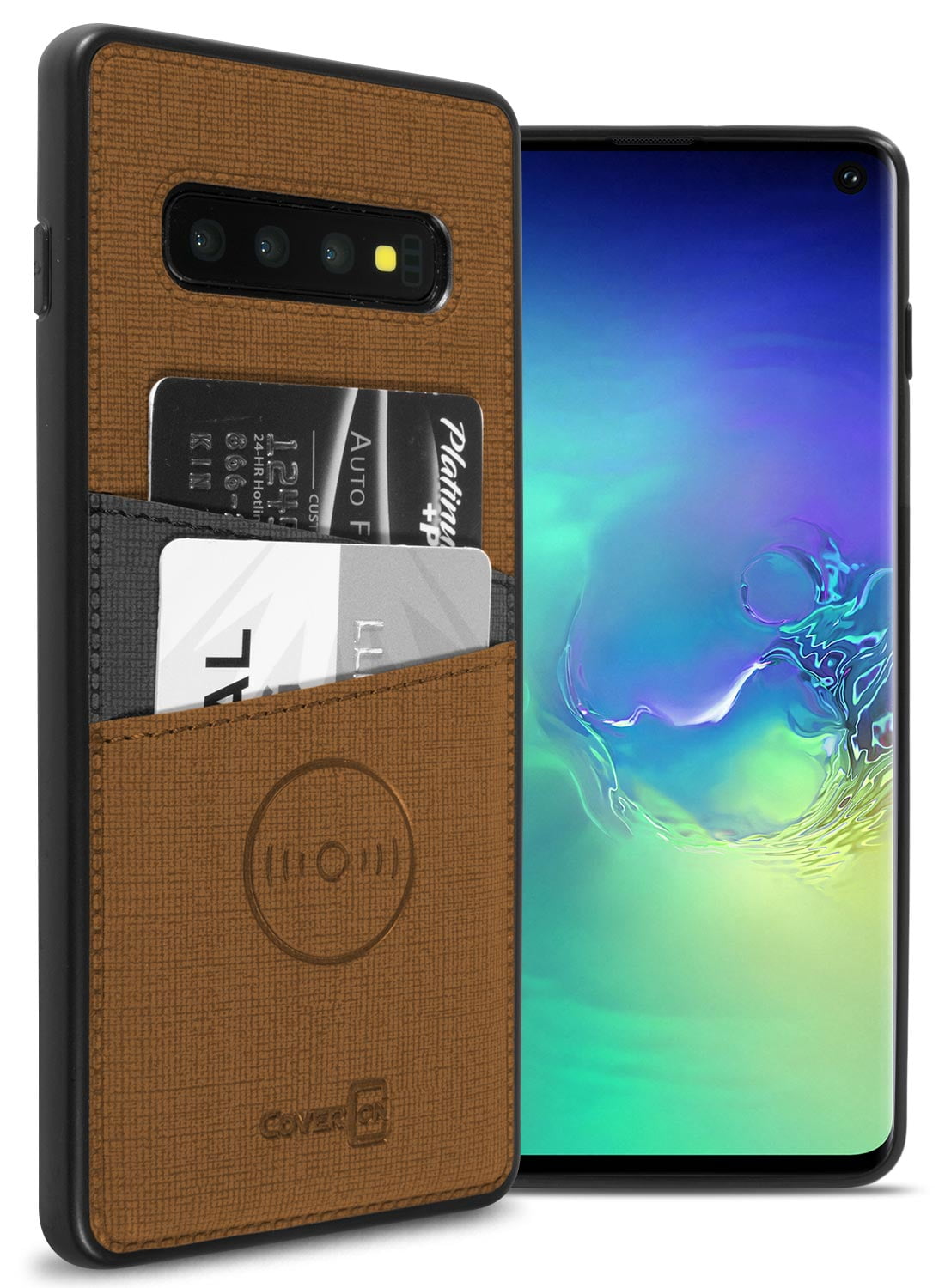 CoverON Samsung Galaxy S10 Card Case, EDC Series Credit Card Holder ...