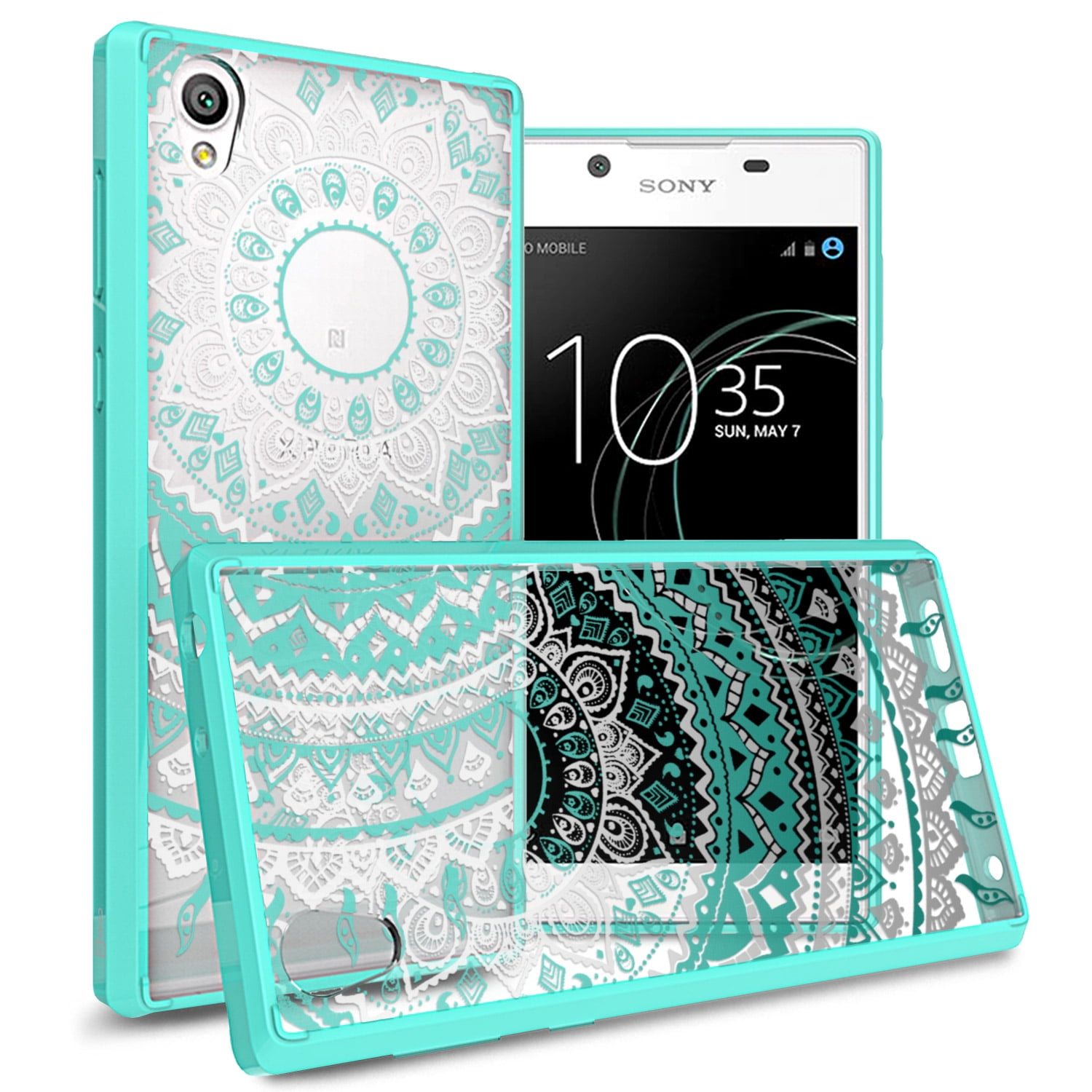 CoverON Sony Xperia L1 Case, ClearGuard Series Clear Hard Phone Cover ...