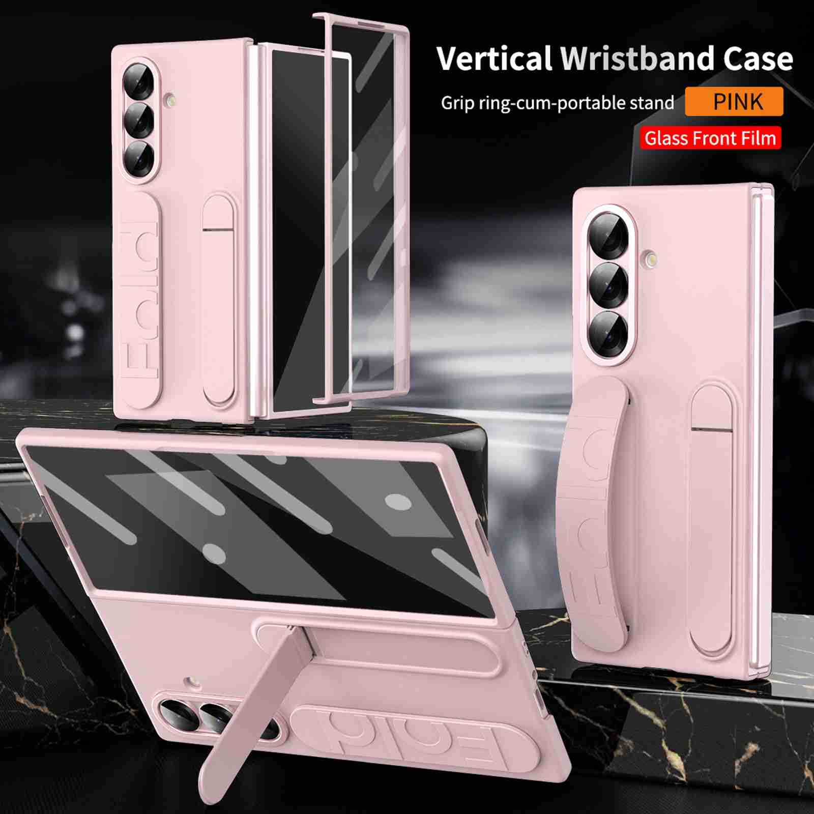 CoverTrend for Samsung Galaxy Z Fold 7 5G Protect Case with Wristband ...