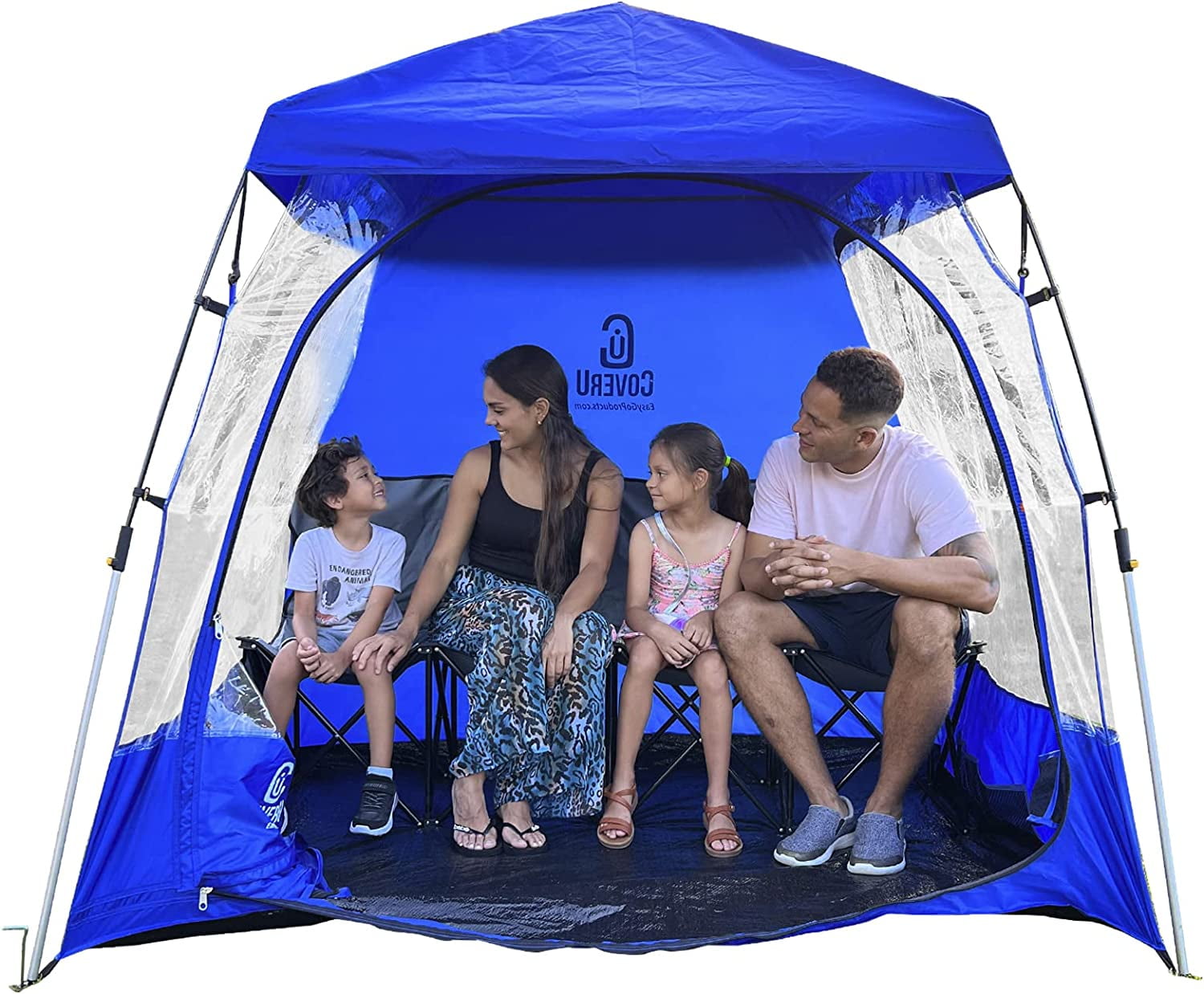 CoverU Sports Tent Pod for 3-4 People - Waterproof, Easy Setup, Wind ...