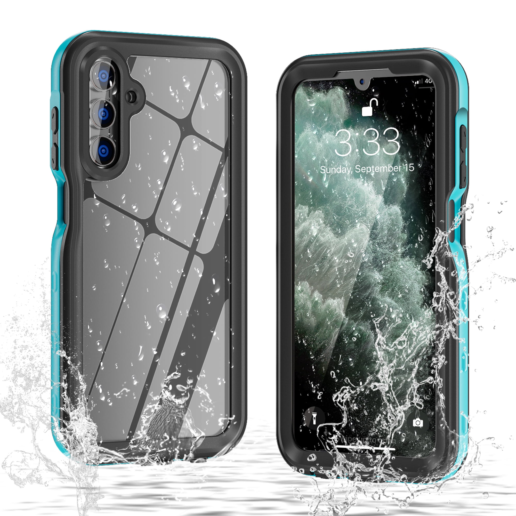 CoverUp for Samsung Galaxy A15 5G Waterproof Case,IP68 Underwater Rugged Cover with Built-in ...