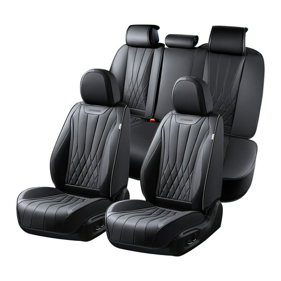 Car Seat Covers Full Set, 5 Seats Front Seat Cover and Back Seat Covers ...