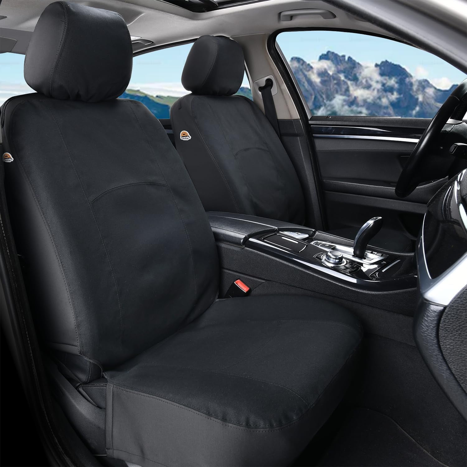 Coverado Universal Front Seat Covers (2 Seats), for Cars, Trucks, SUVs ...