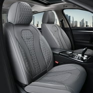 Elantrip Car Seat Cover Full Set Luxury Faux Leather with Diamond ...
