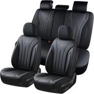 Coverado Front Car Seat Covers, Stylish Faux Leather 2 Seat Protectors ...