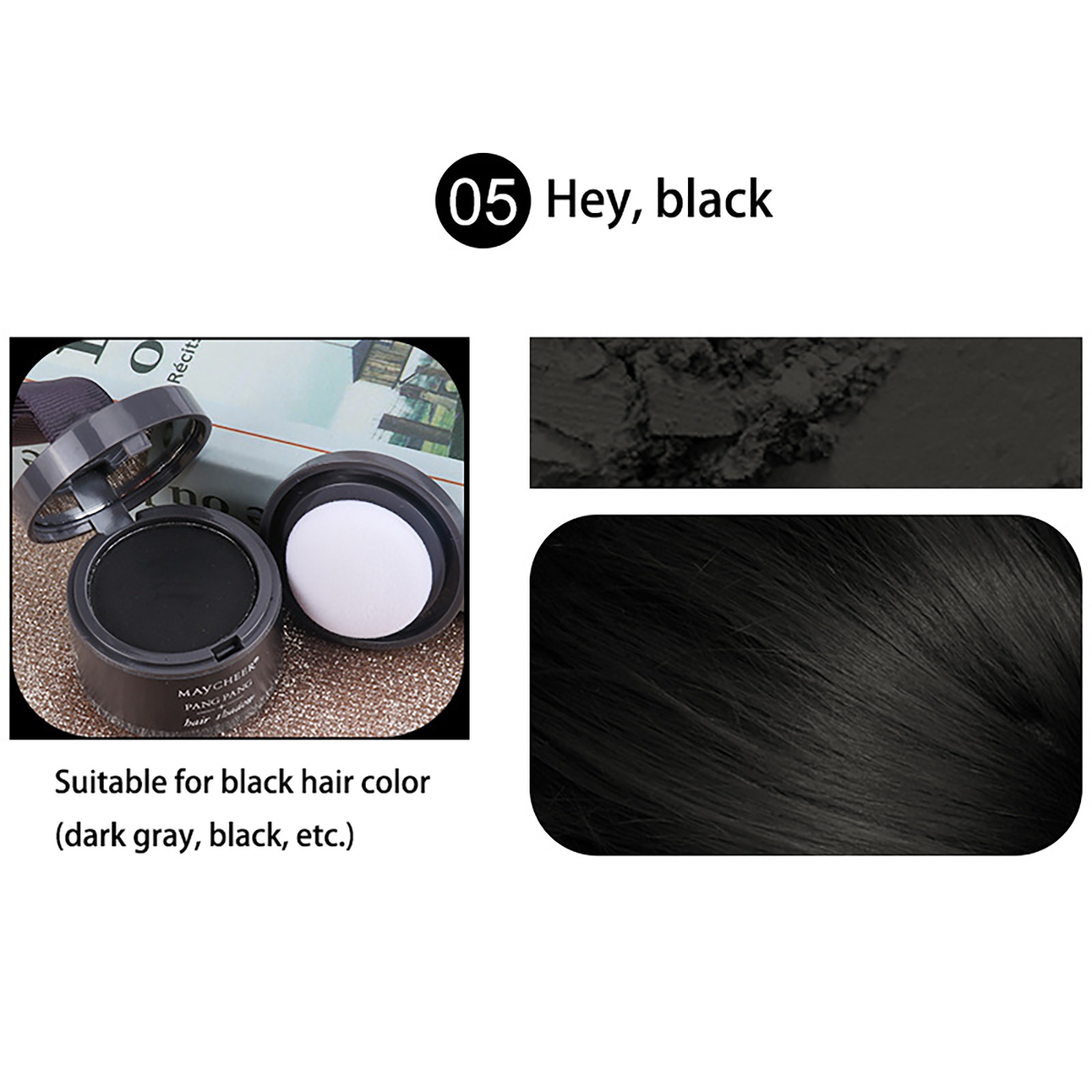 Coverage Hair Shadow Repair Hair Filling Powder forehead Trimming ...