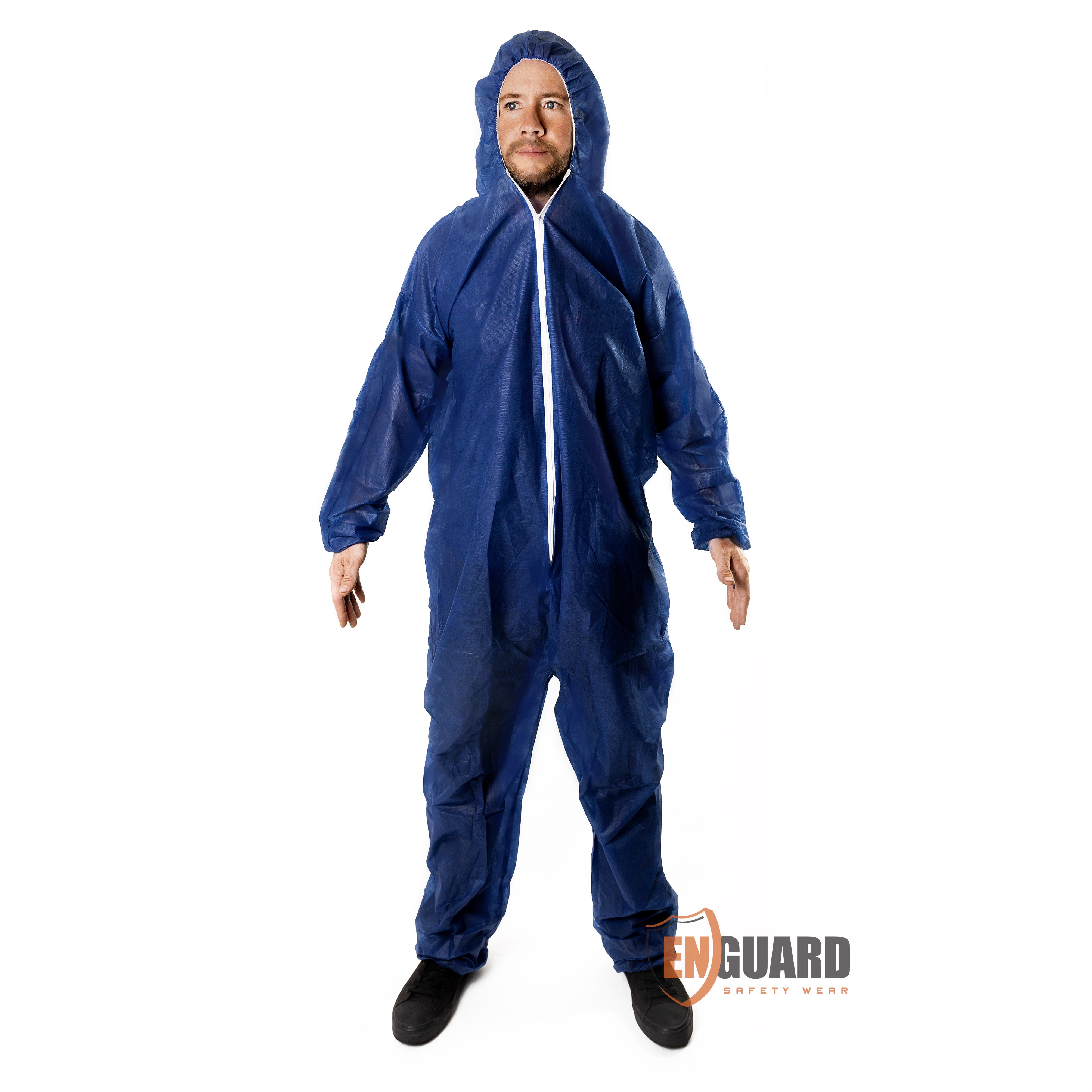 Coverall Hood, Elastic Cuffs, Ankles, Waist. Chemical Protective ...
