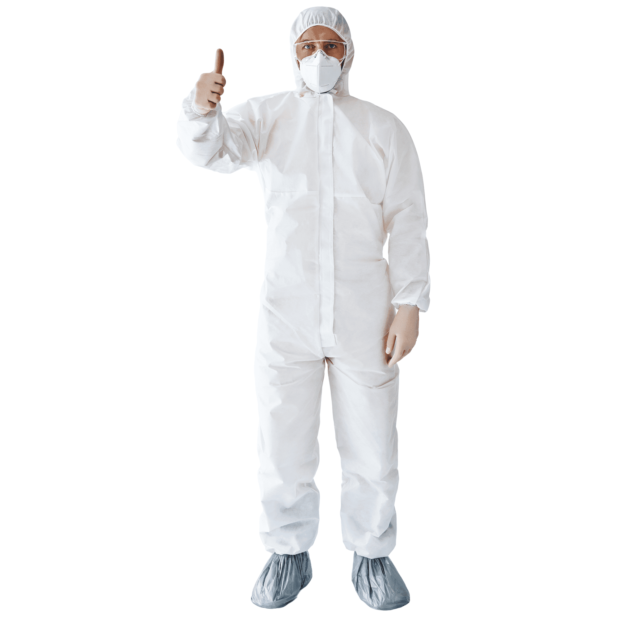 CoverallsDirect Suntech Microporous Protective Coveralls, Attached Hood ...