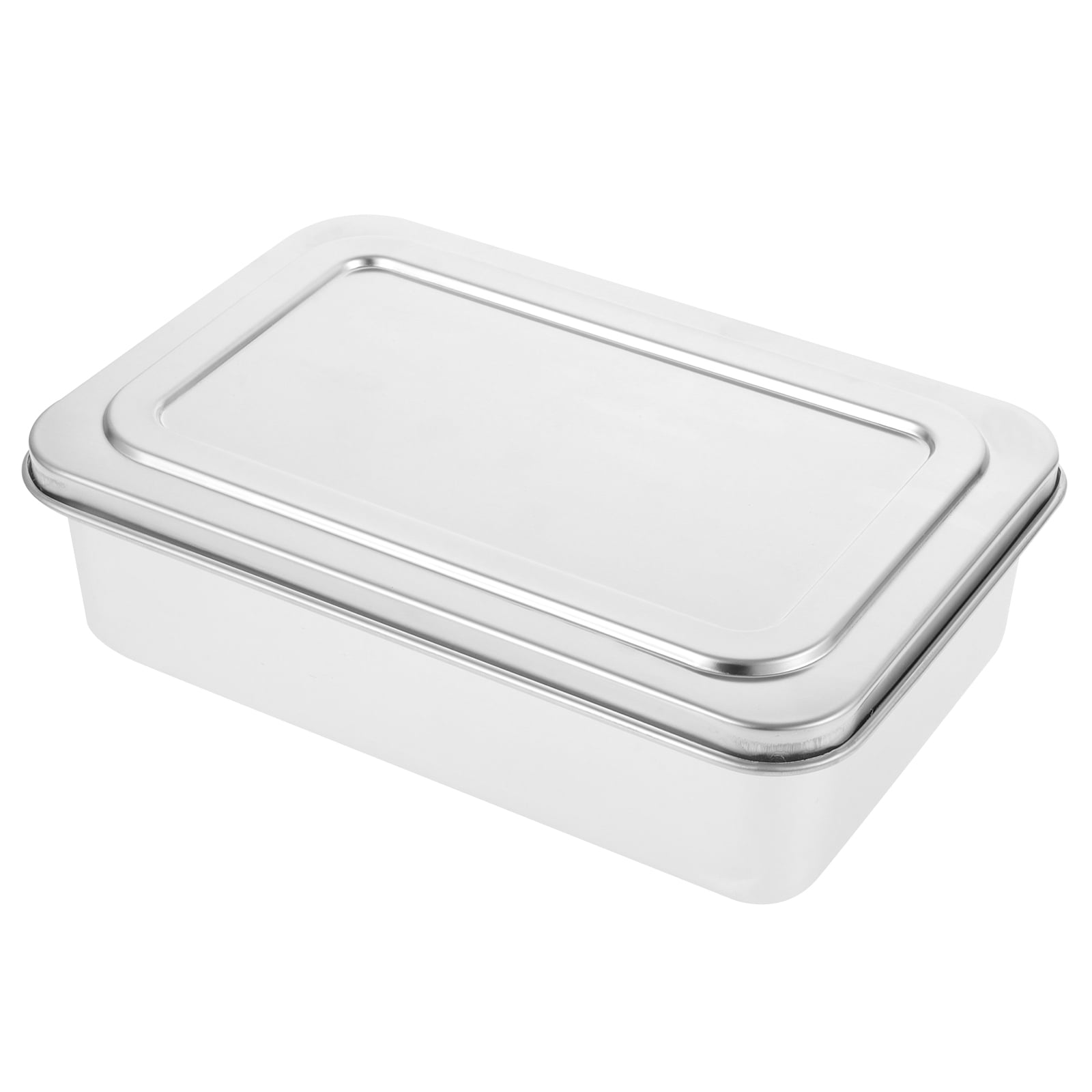 Box Covered Stainless Steel Baking Tray with Lid, Bread and Cake Pan ...